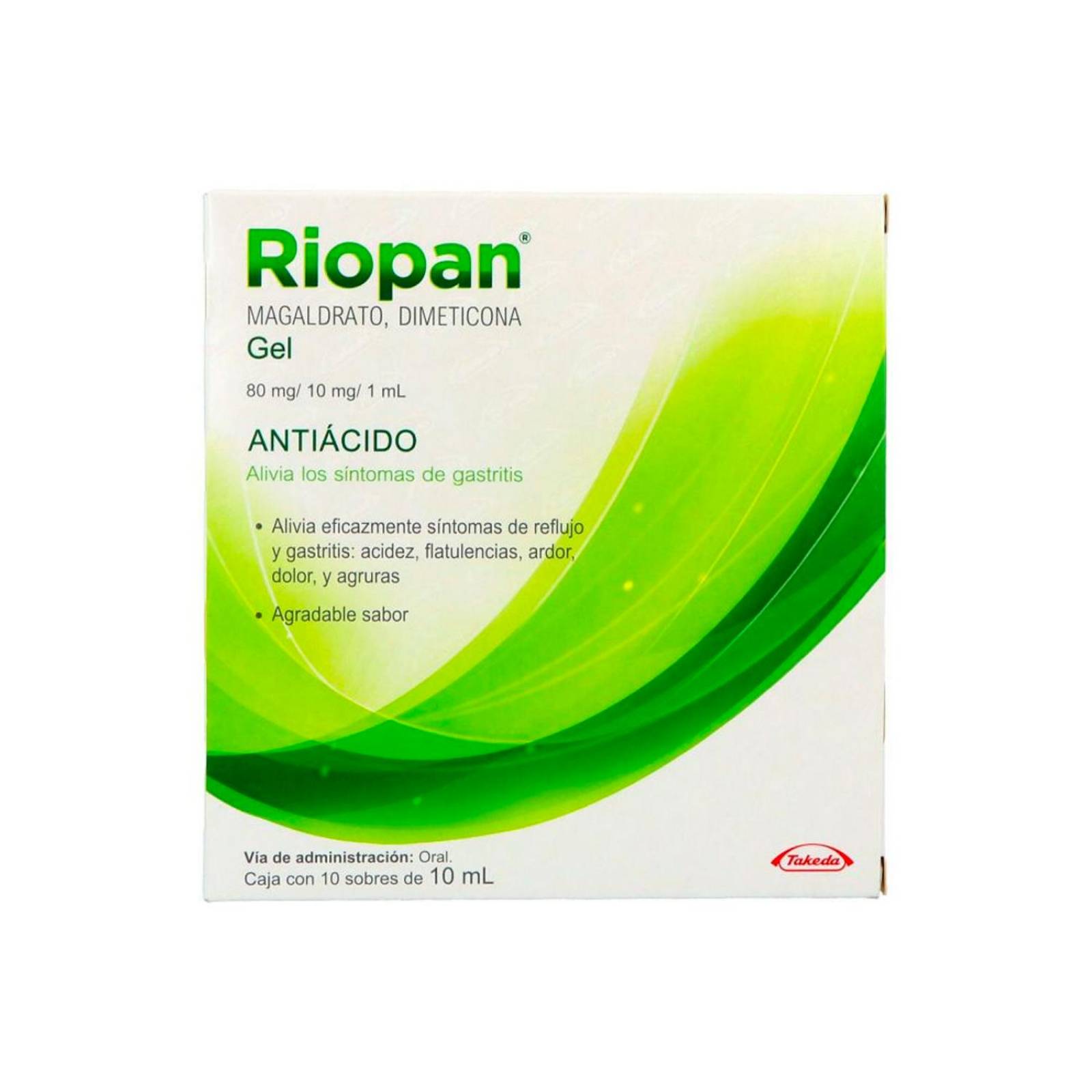 Gel Riopan 10 Sobres de 10 ml