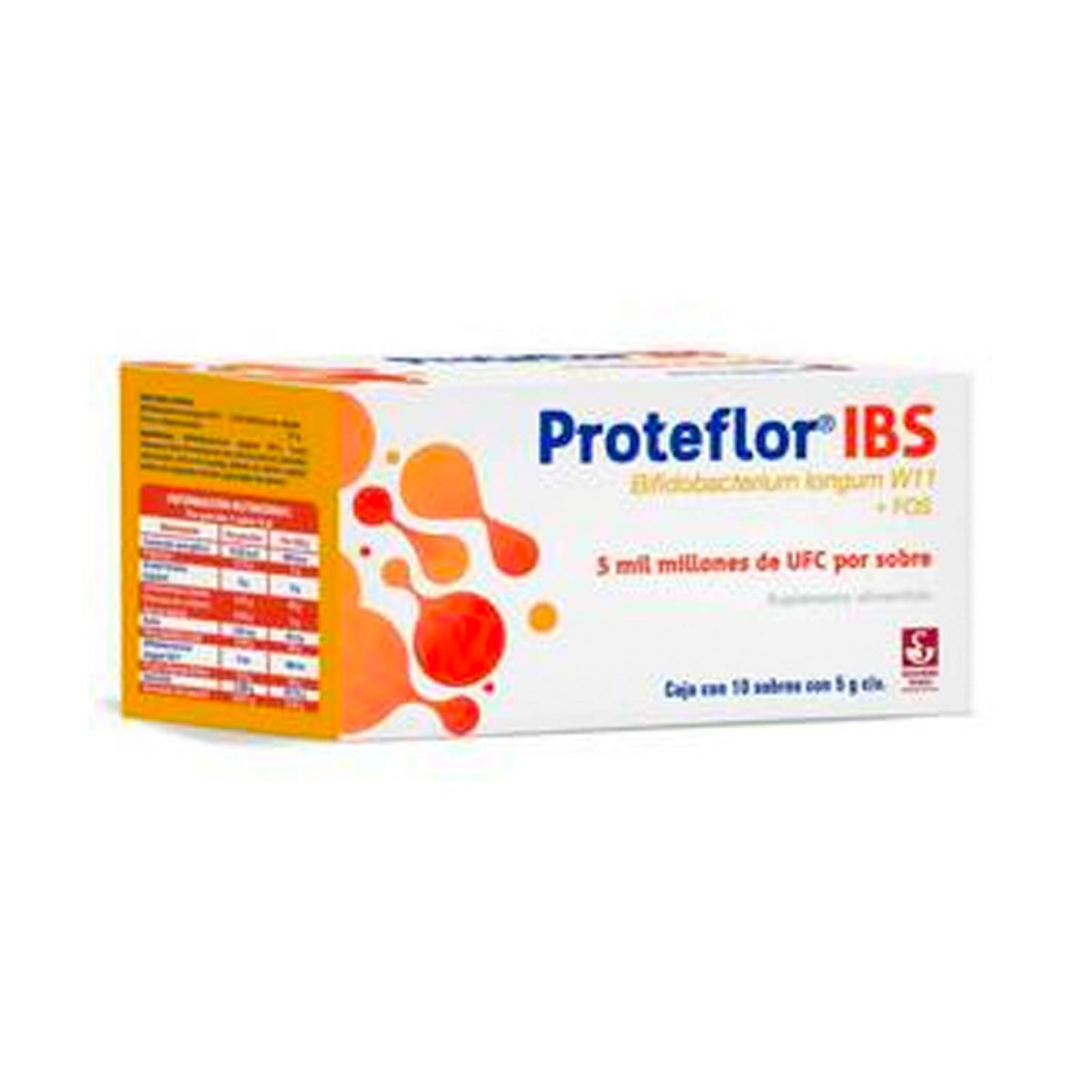 Suplemento Alimenticio Proteflor IBS 10 Sobres de 5 gr