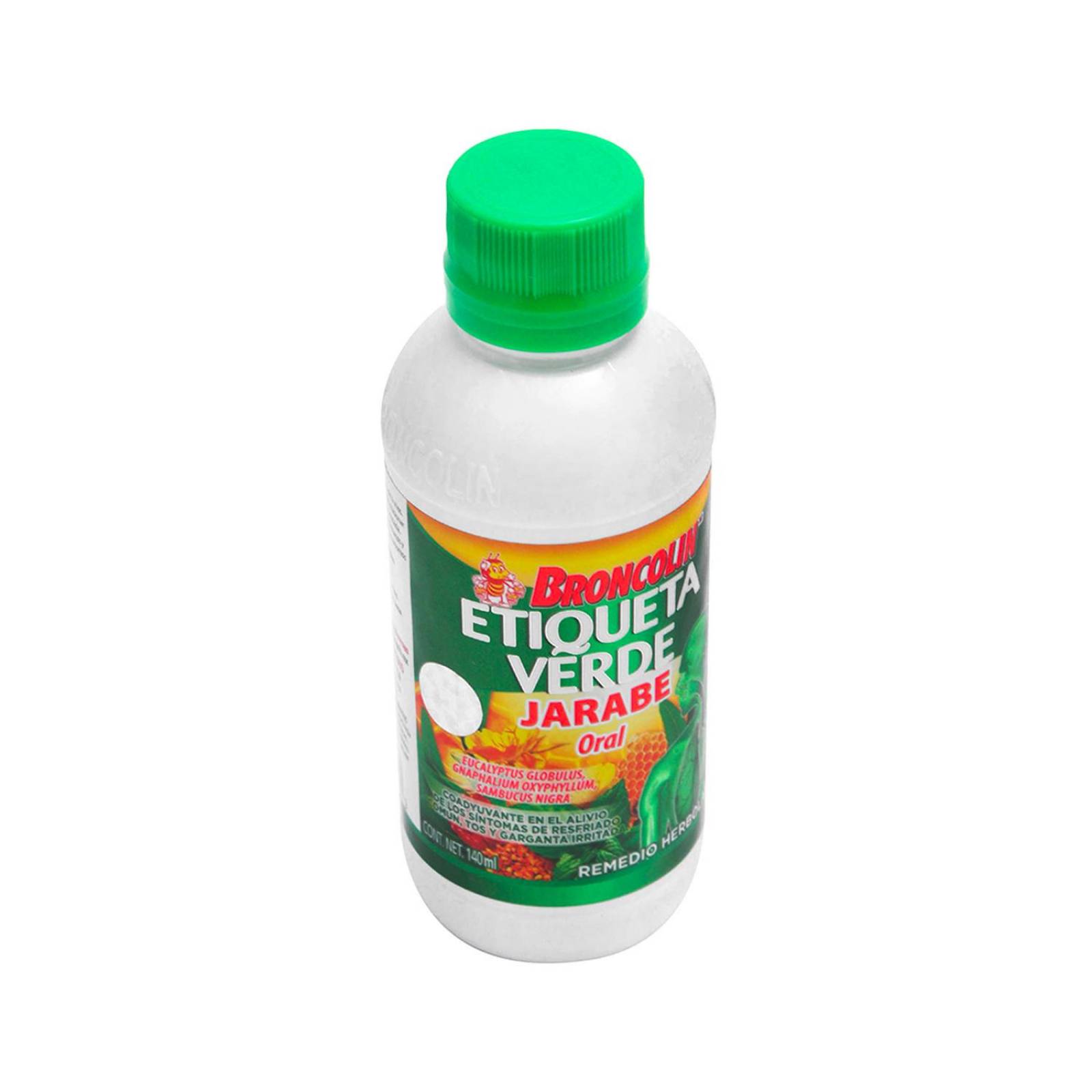 Jarabe Broncolin Etiqueta Verde 140 ml