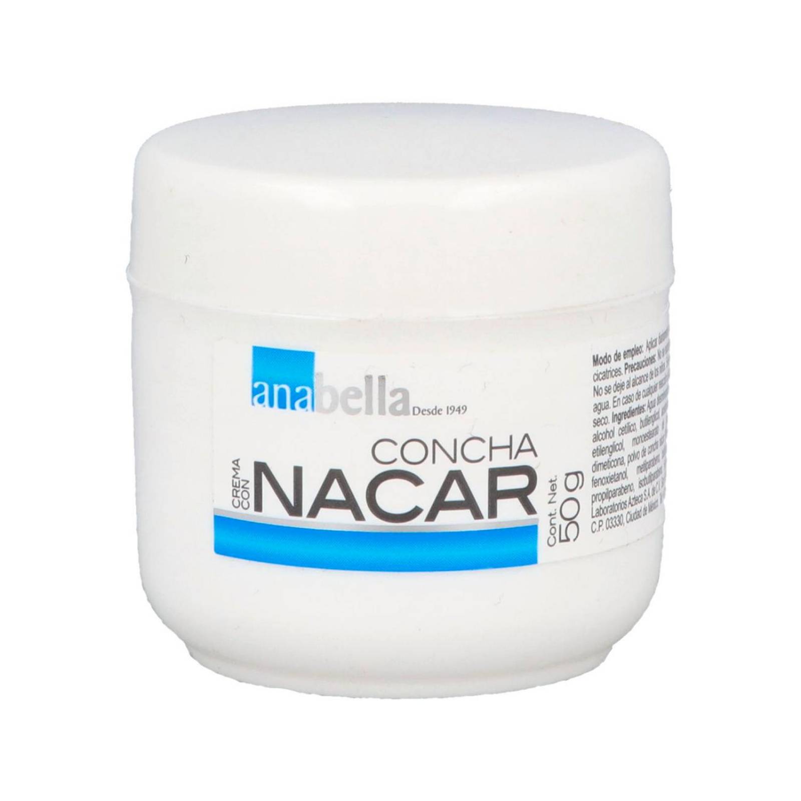 Crema Anabella Concha Nácar 50 gr