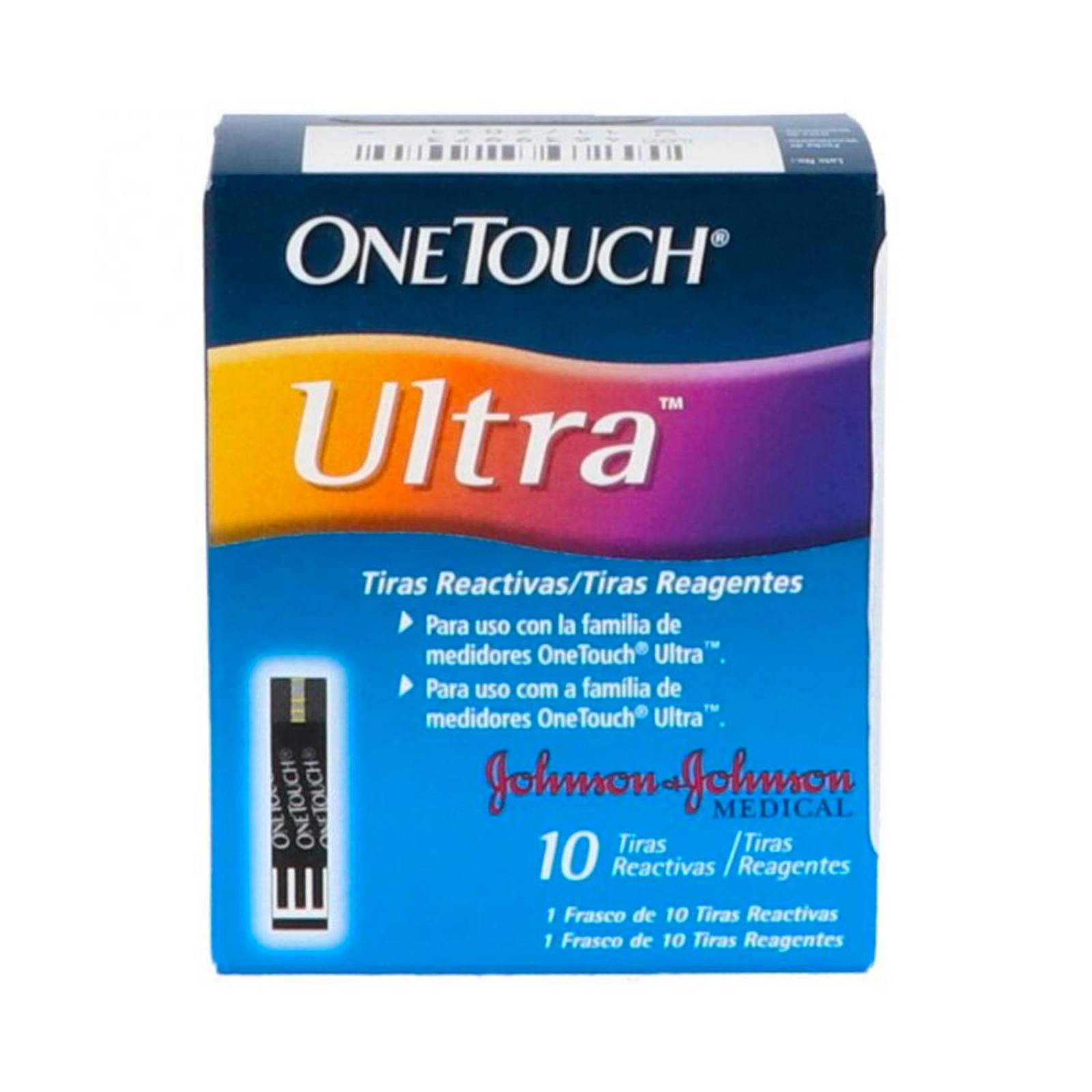 Tiras Reactivas One Touch Ultra 10 piezas