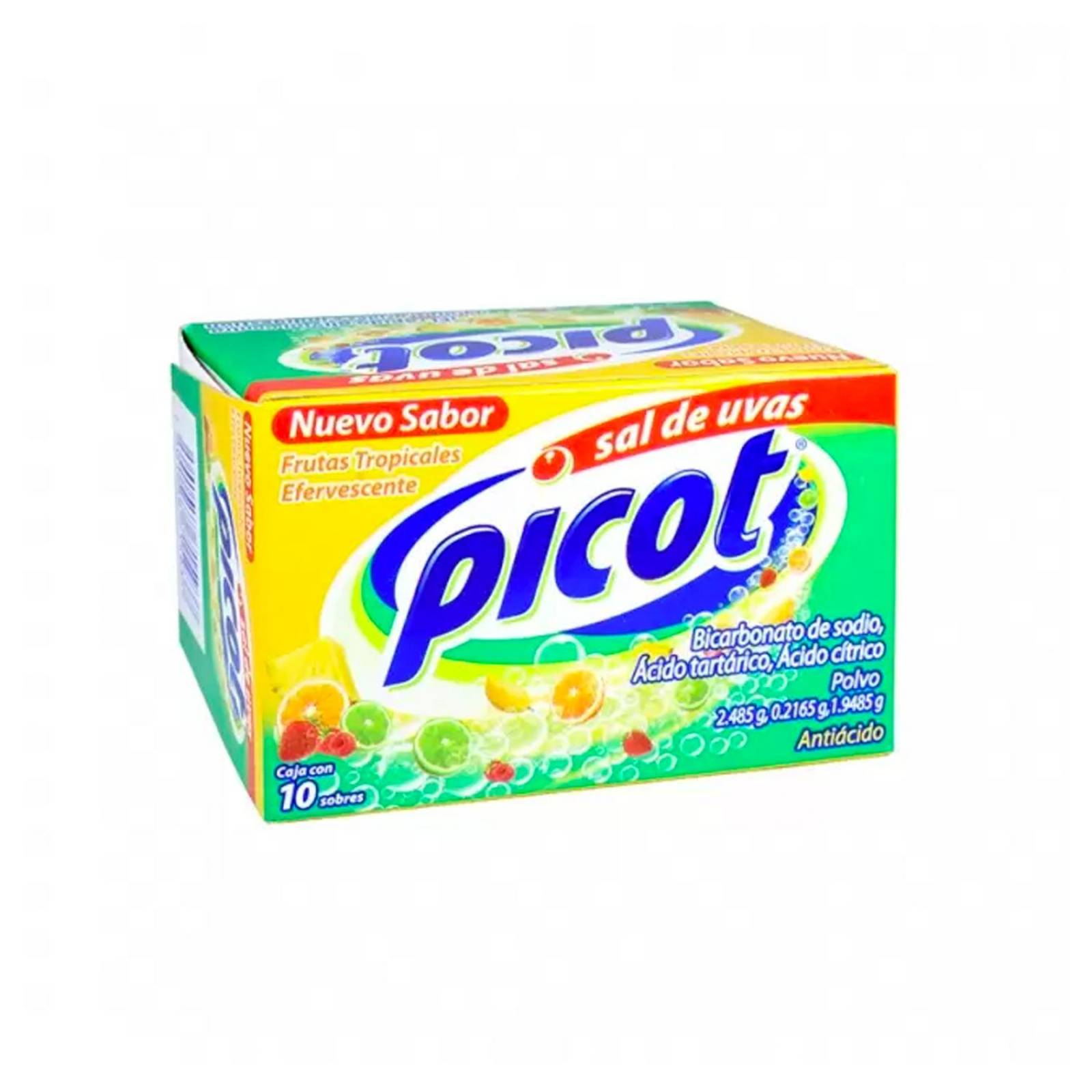 Sal de Uvas Picot Frutas Tropicales 10 sobres