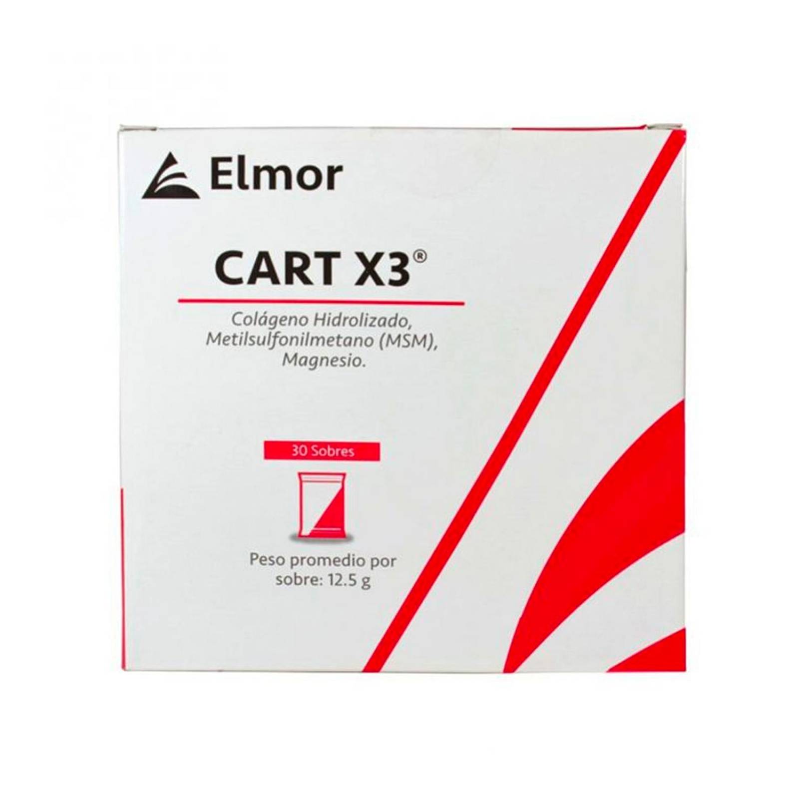 Suplemento Alimenticio Elmor Cart X3 30 Sobres
