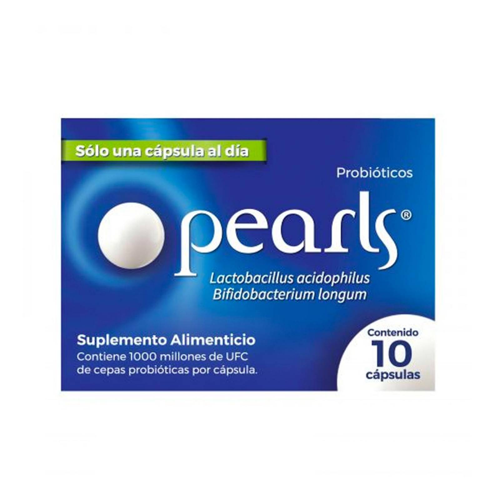 Suplemento Alimenticio Pearls Probióticos 10 Cápsulas
