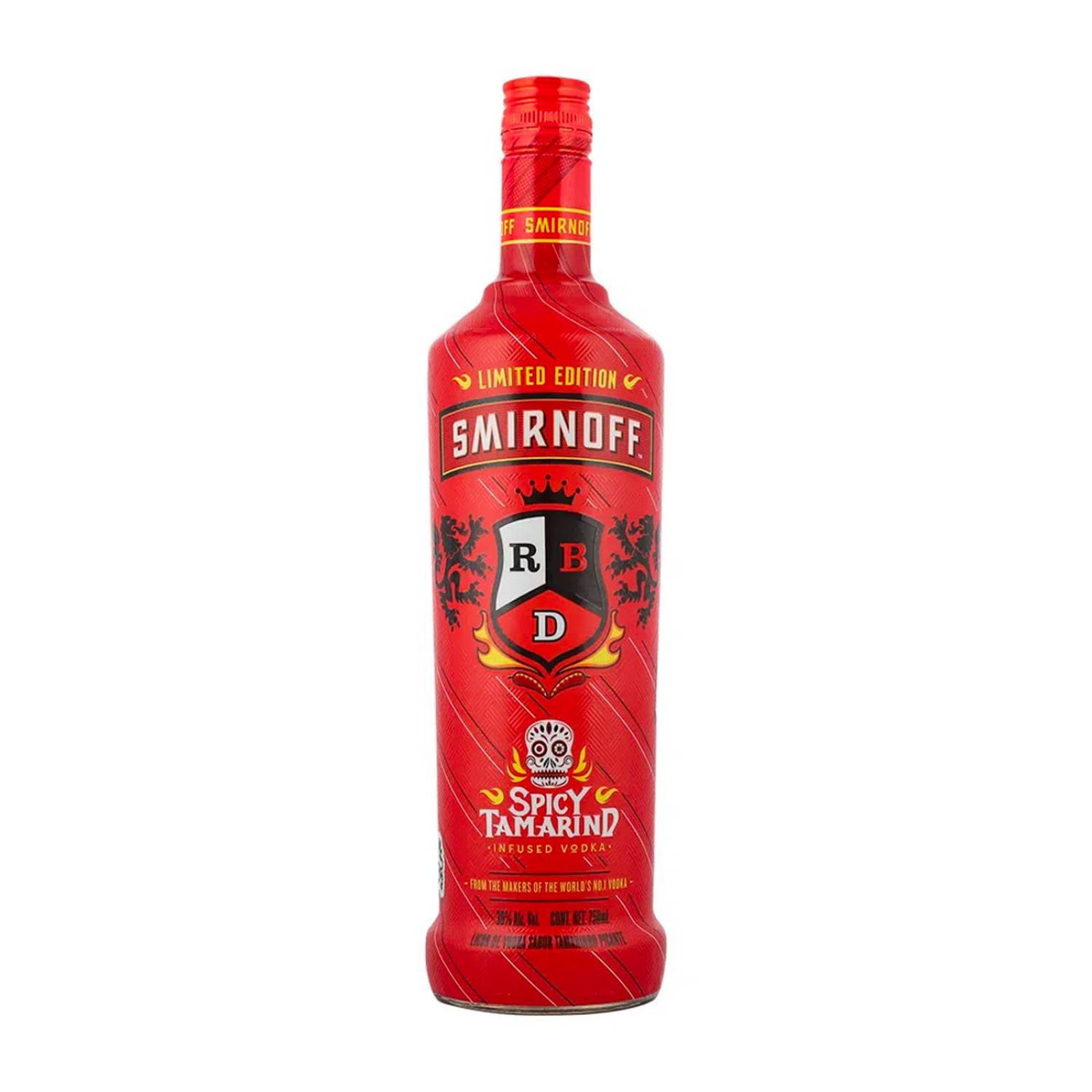 Pack de 2 Vodka Smirnoff X-1 Spicy Tamarind Edic RBD 750 ml