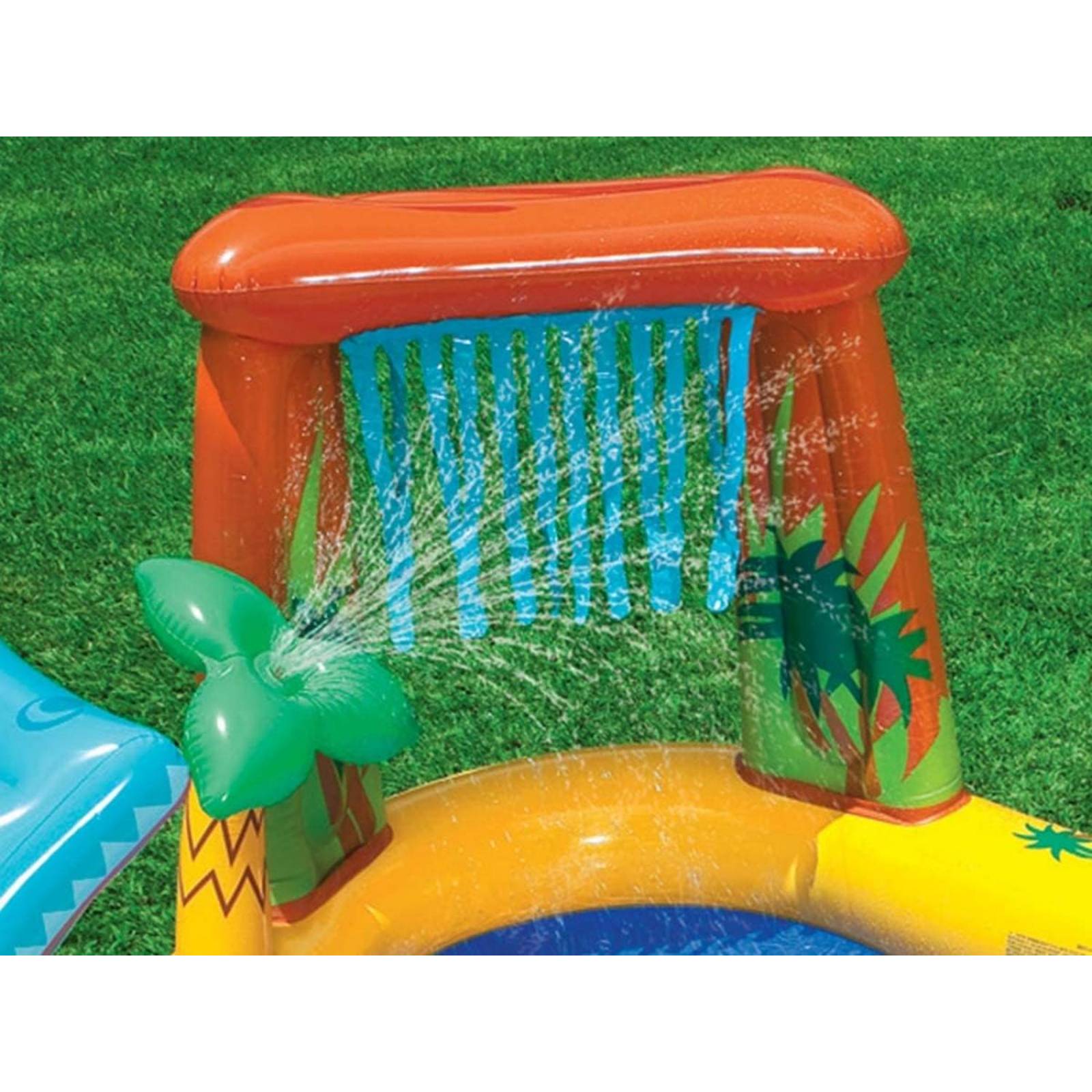 Alberca Inflable de Dinosaurio con juegos Intex 57444