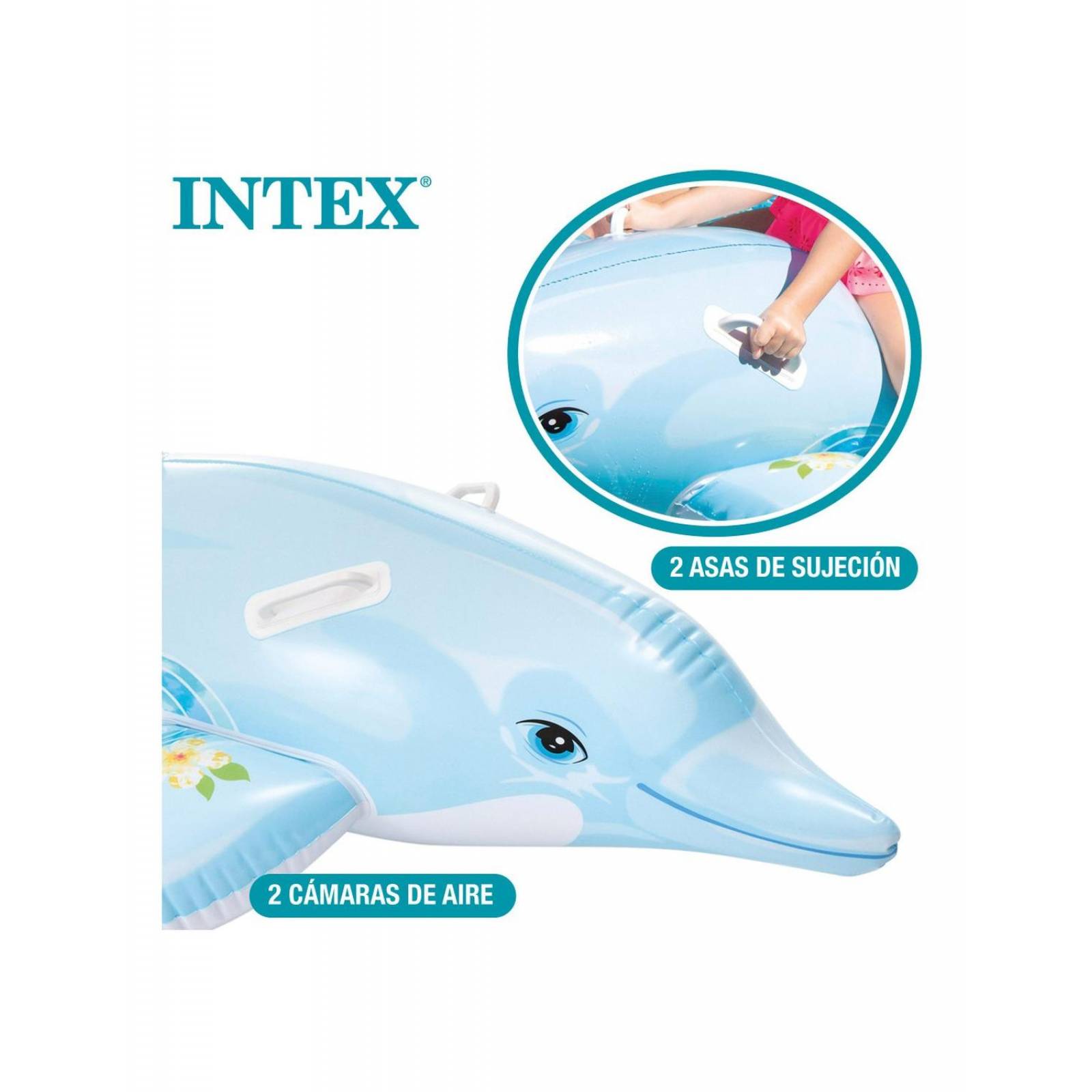 Inflable de Delfín Acuático Montable Intex 58535
