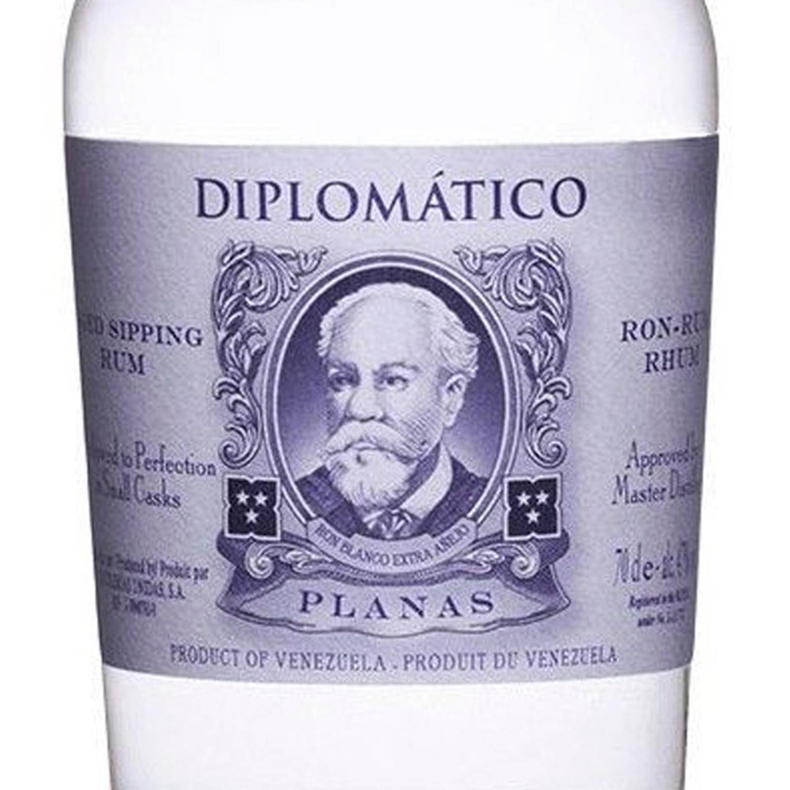Pack de 4 Ron Diplomático Blanco Extra Añejo Planas 750 ml