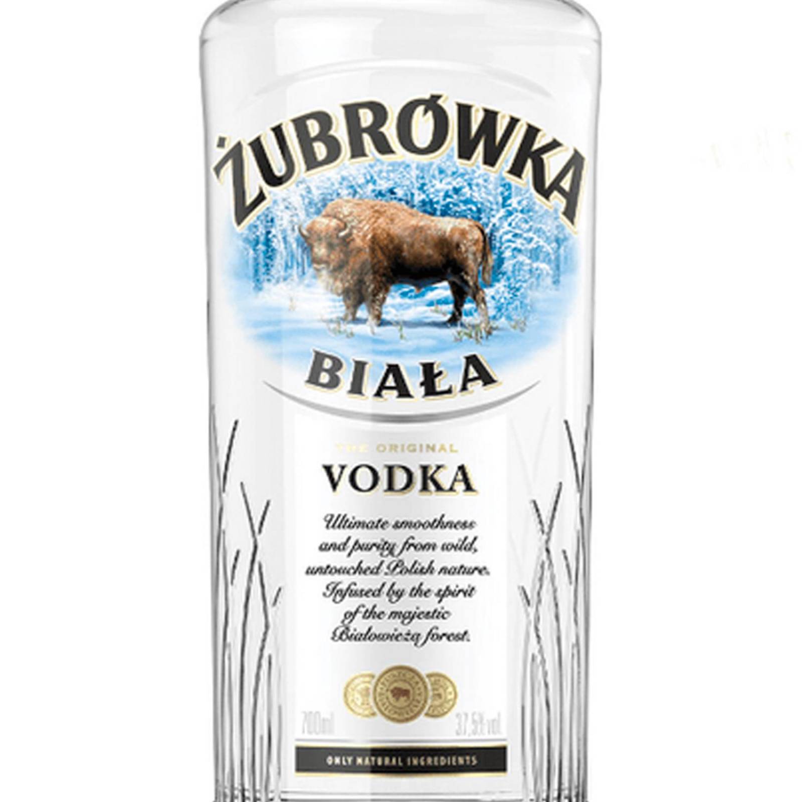 Paquete de 3 Vodka Zubrowka Biala 750 ml