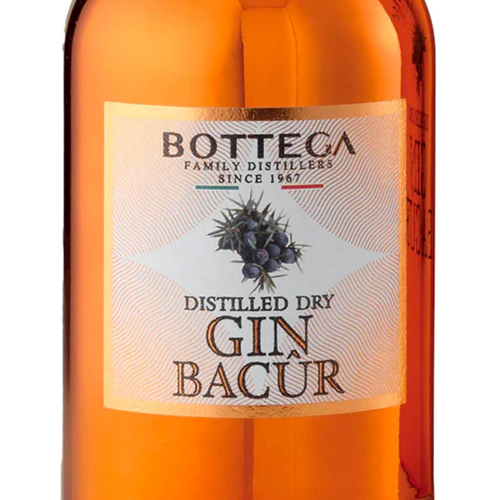Pack de 12 Ginebra Bottega Bacur 700 ml