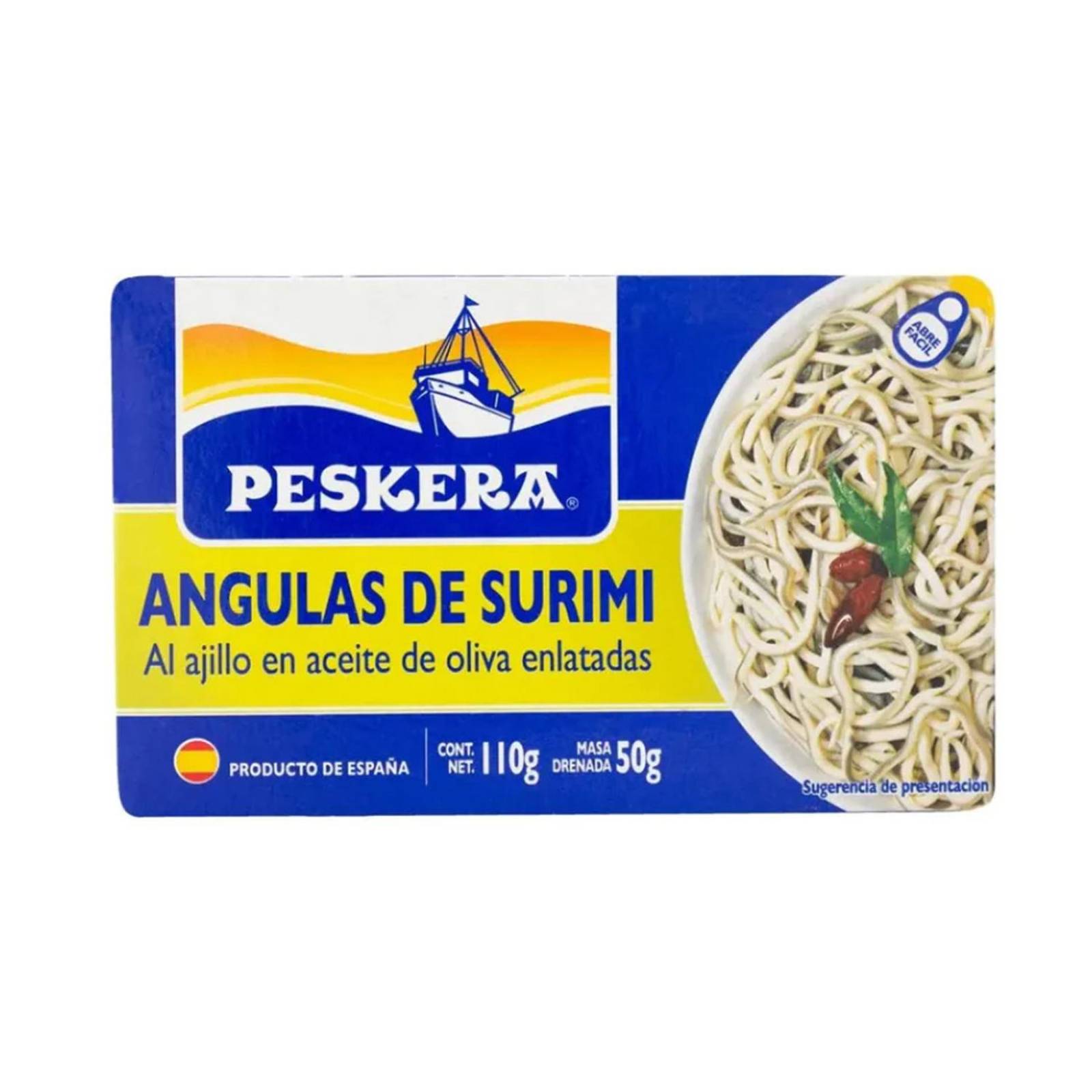 Angulas de Surimi Peskera al Ajillo 110 gr