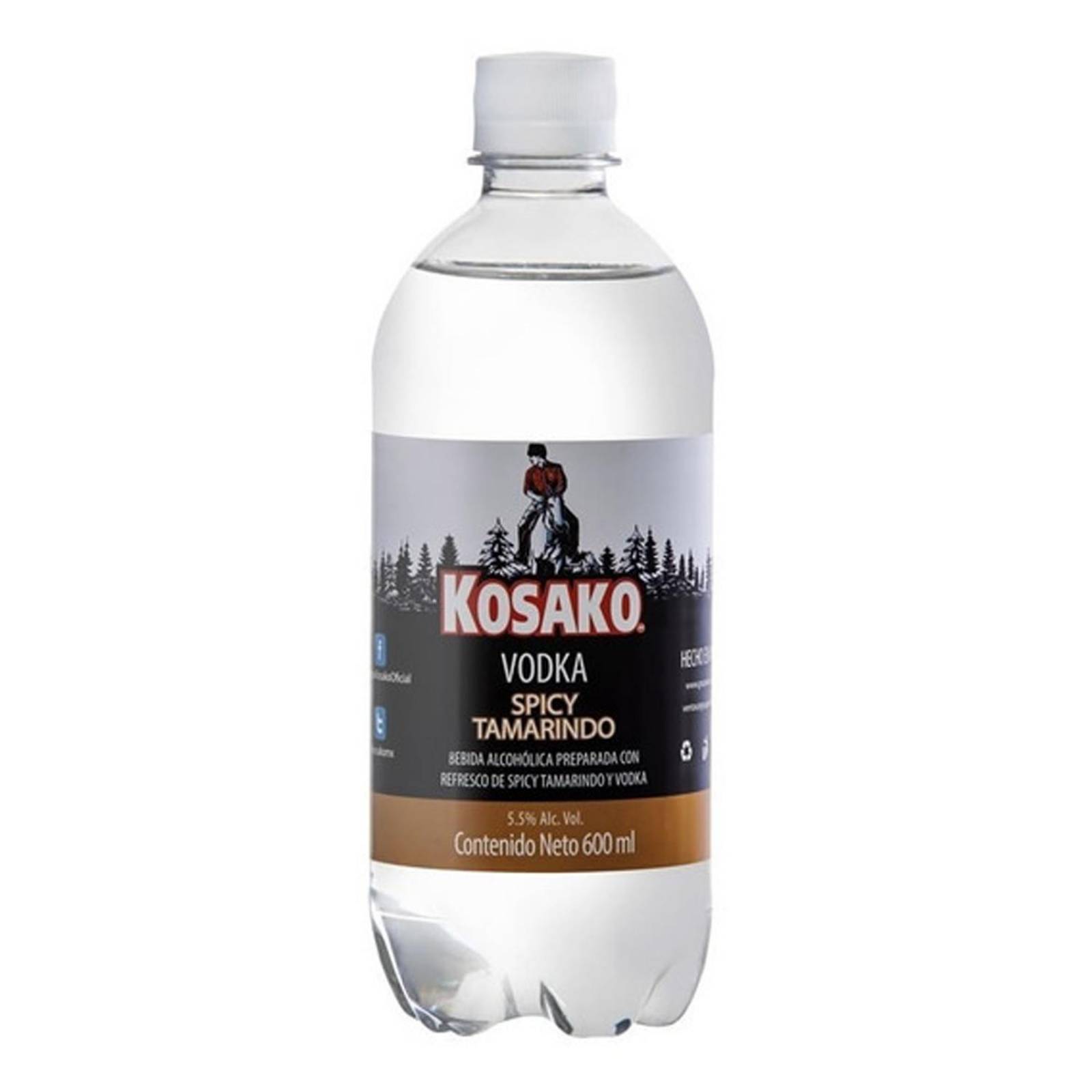 Pack de 12 Fusión Kosako Spicy Tamarindo Pet 600 ml