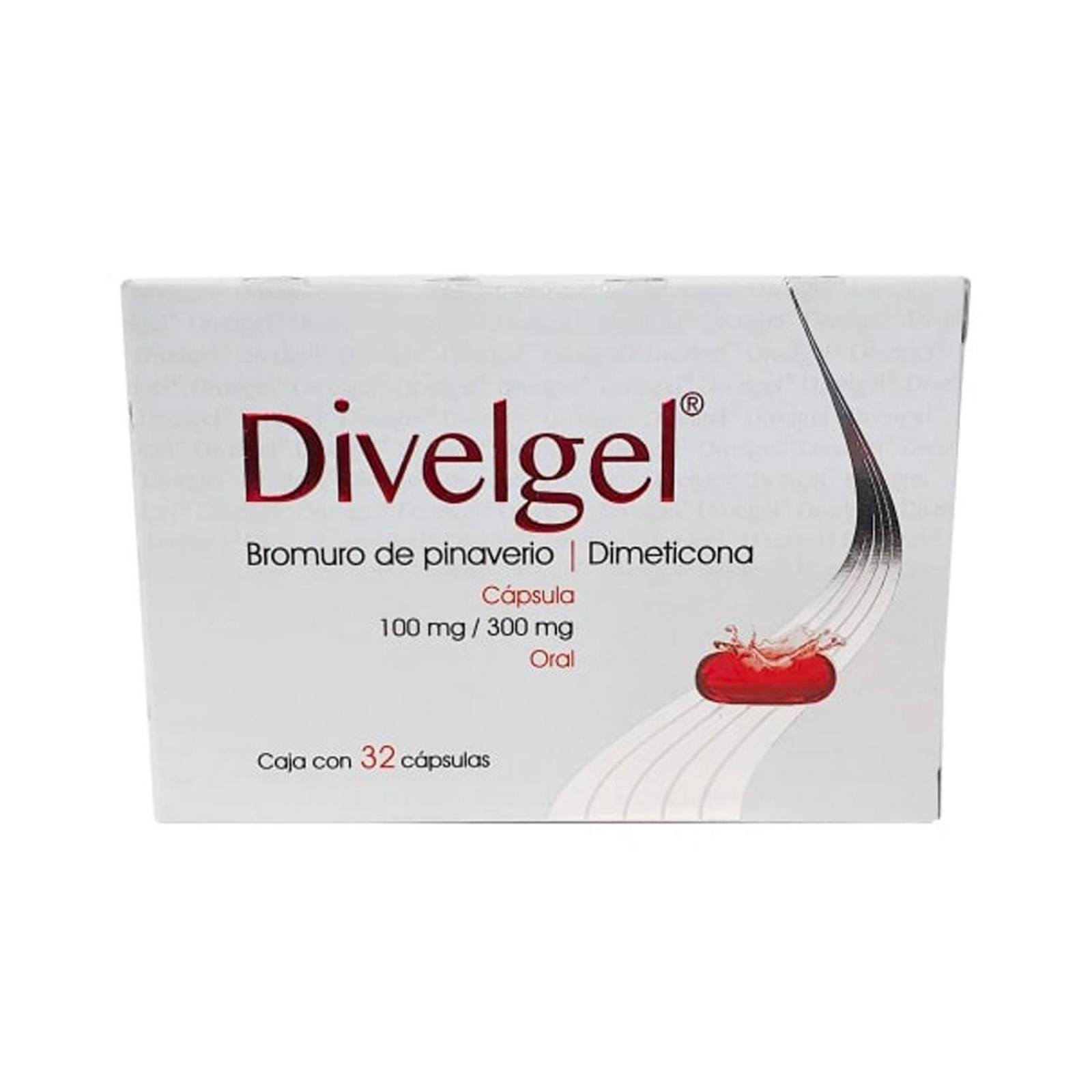 Cápsulas Divelgel 100 mg/300 mg 32 Cápsulas