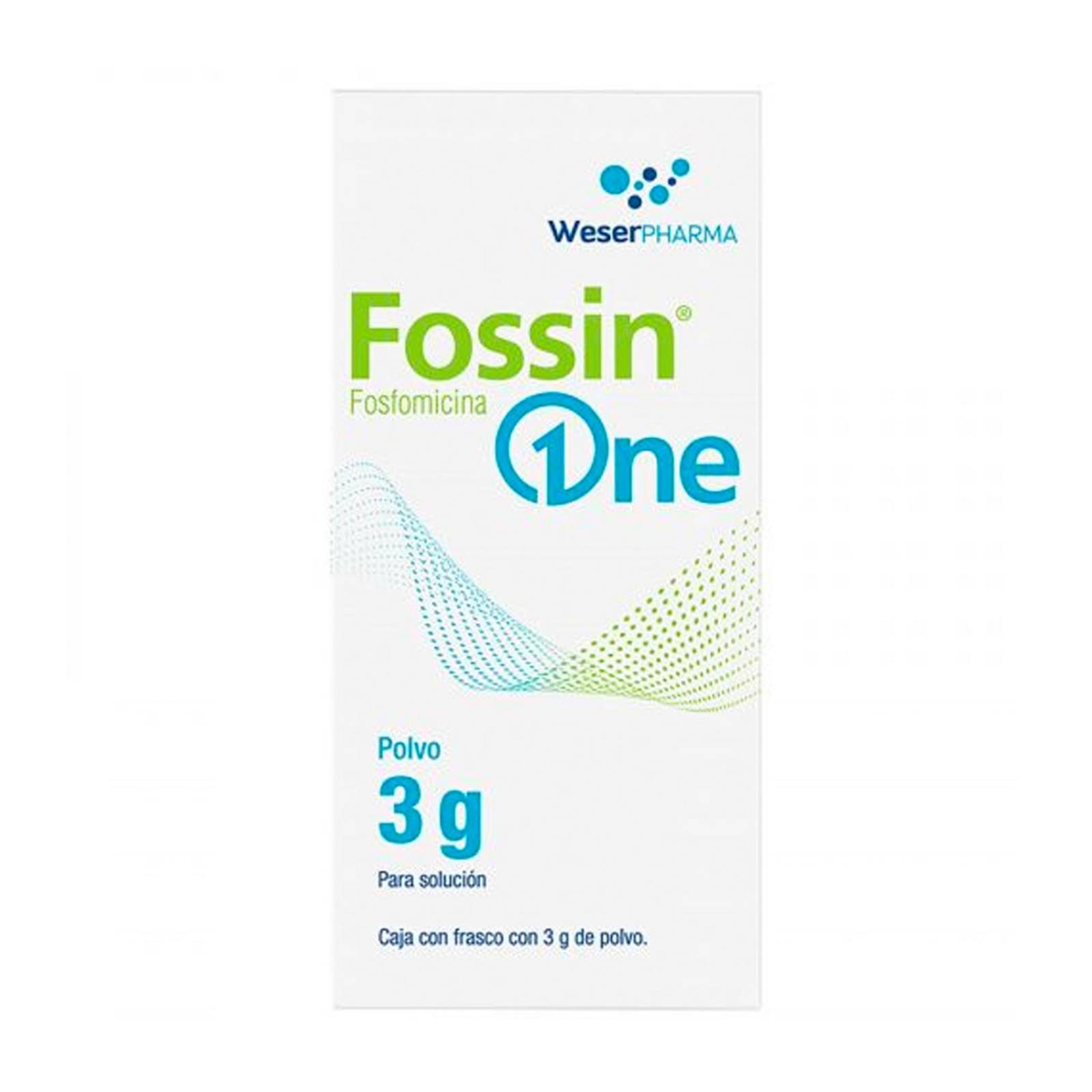 Polvo para Solución Fossin One Fosfomicina 3 gr