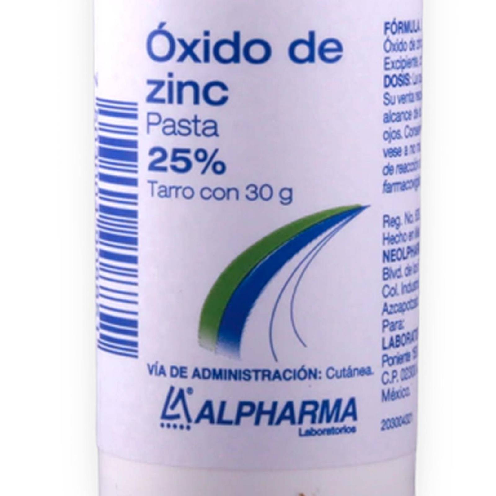 Óxido de Zinc Alpharma 25% 30 gr