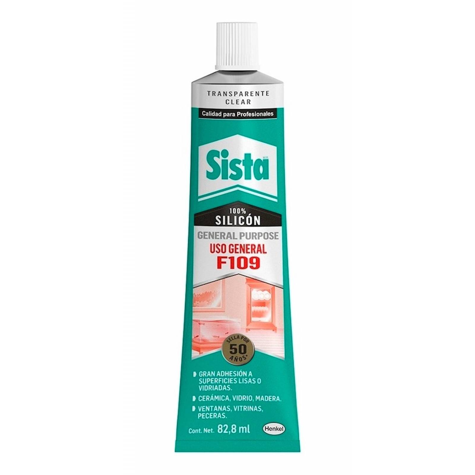Sista F109 Uso General Transparente 82.8 Ml