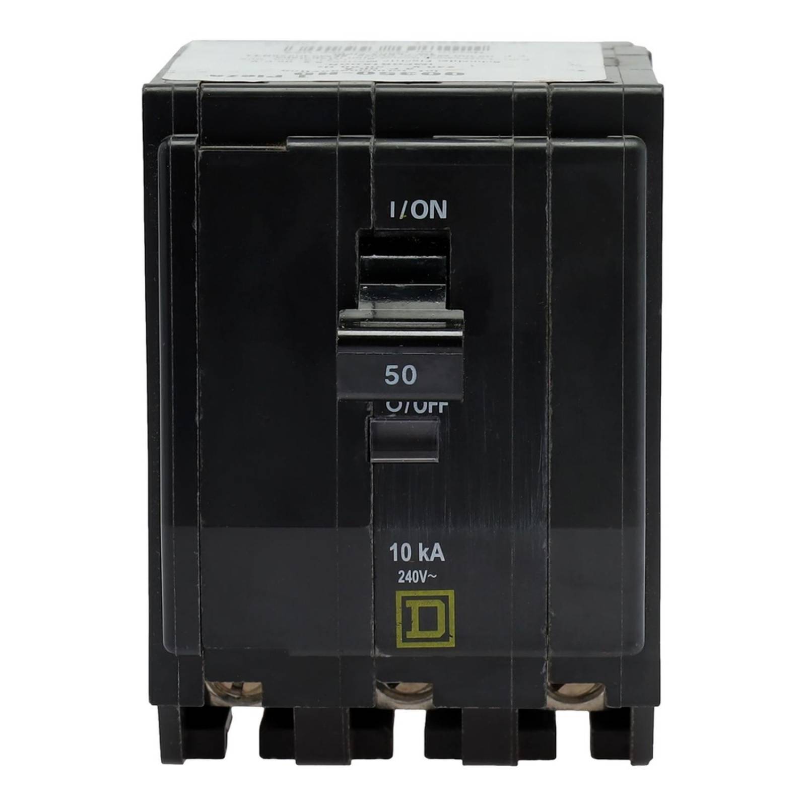 Interruptor termomagnético 3 polos 50 amperes square d