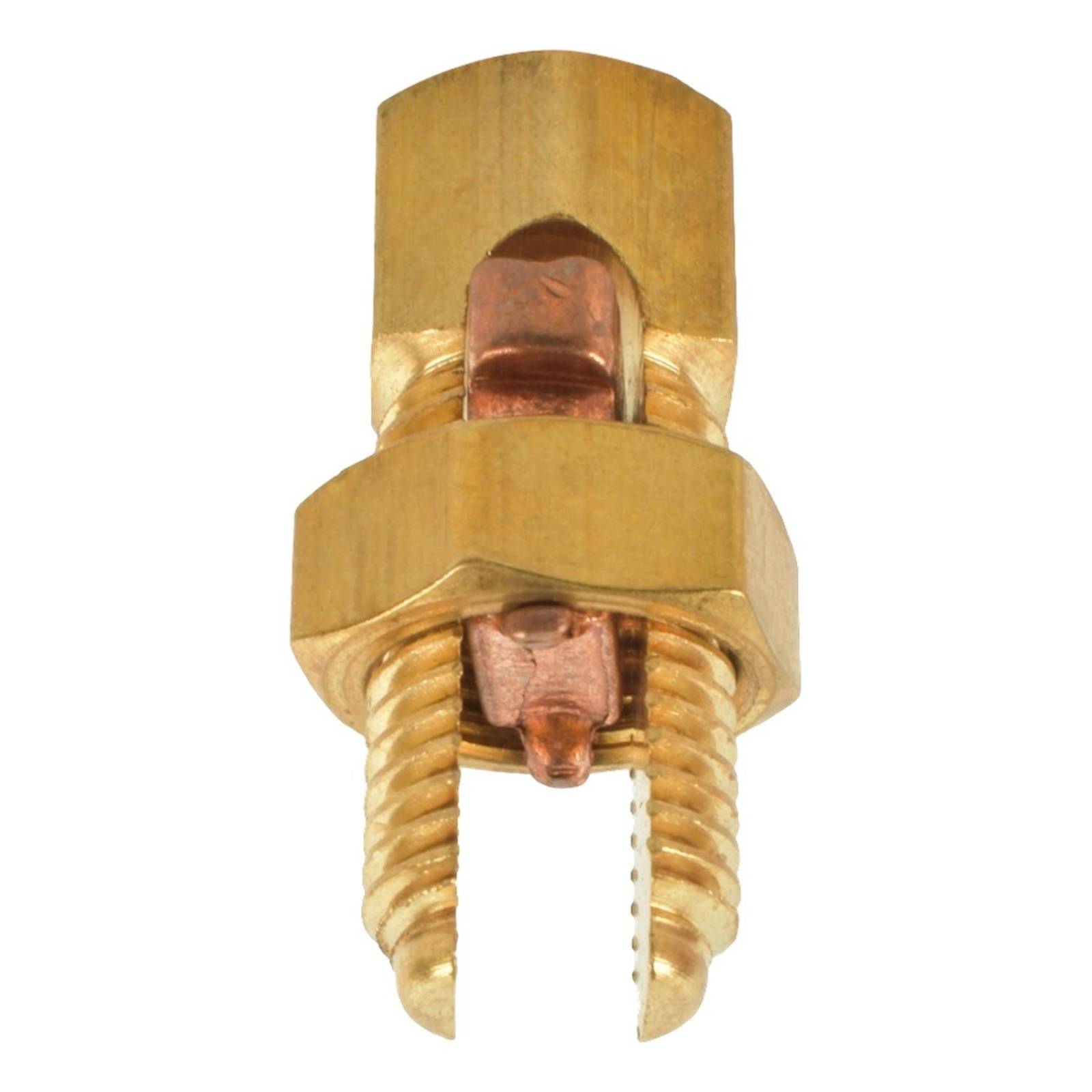Conector bipartido calibre 4 a 8 awg dorado drof