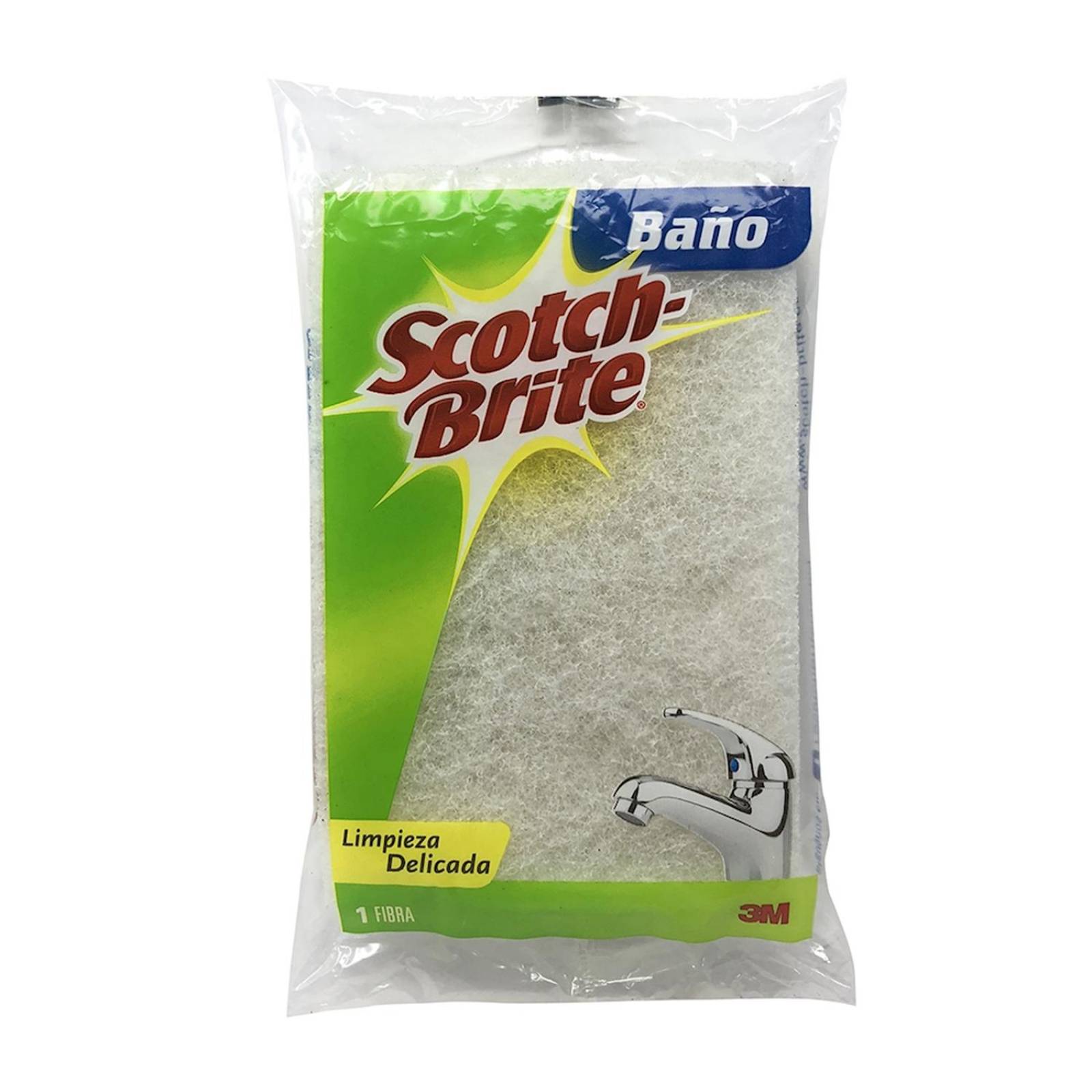 Fibra para baños scotch-brite blanca 3m