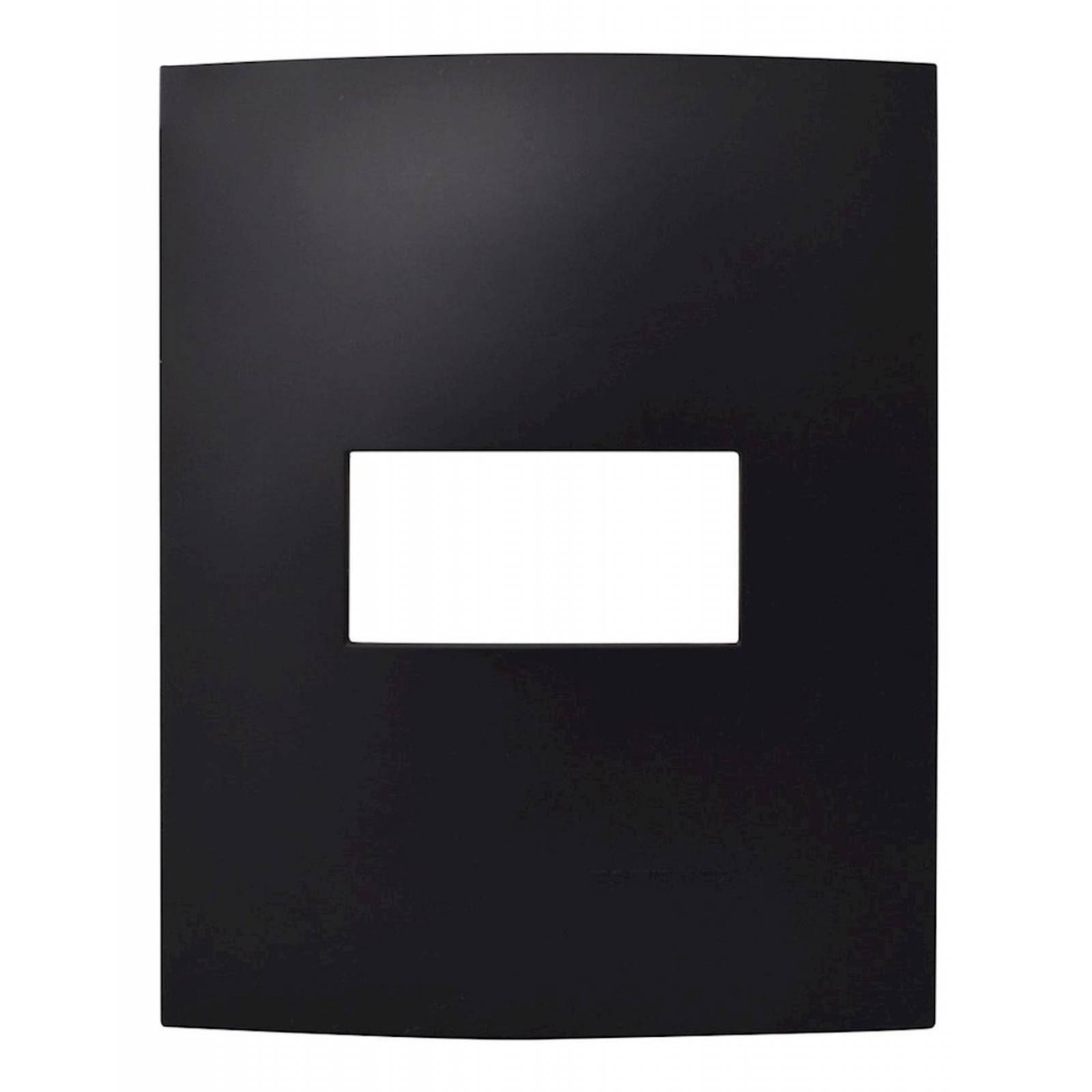 Placa 1 Ventana Negro Carboncillo Gamma