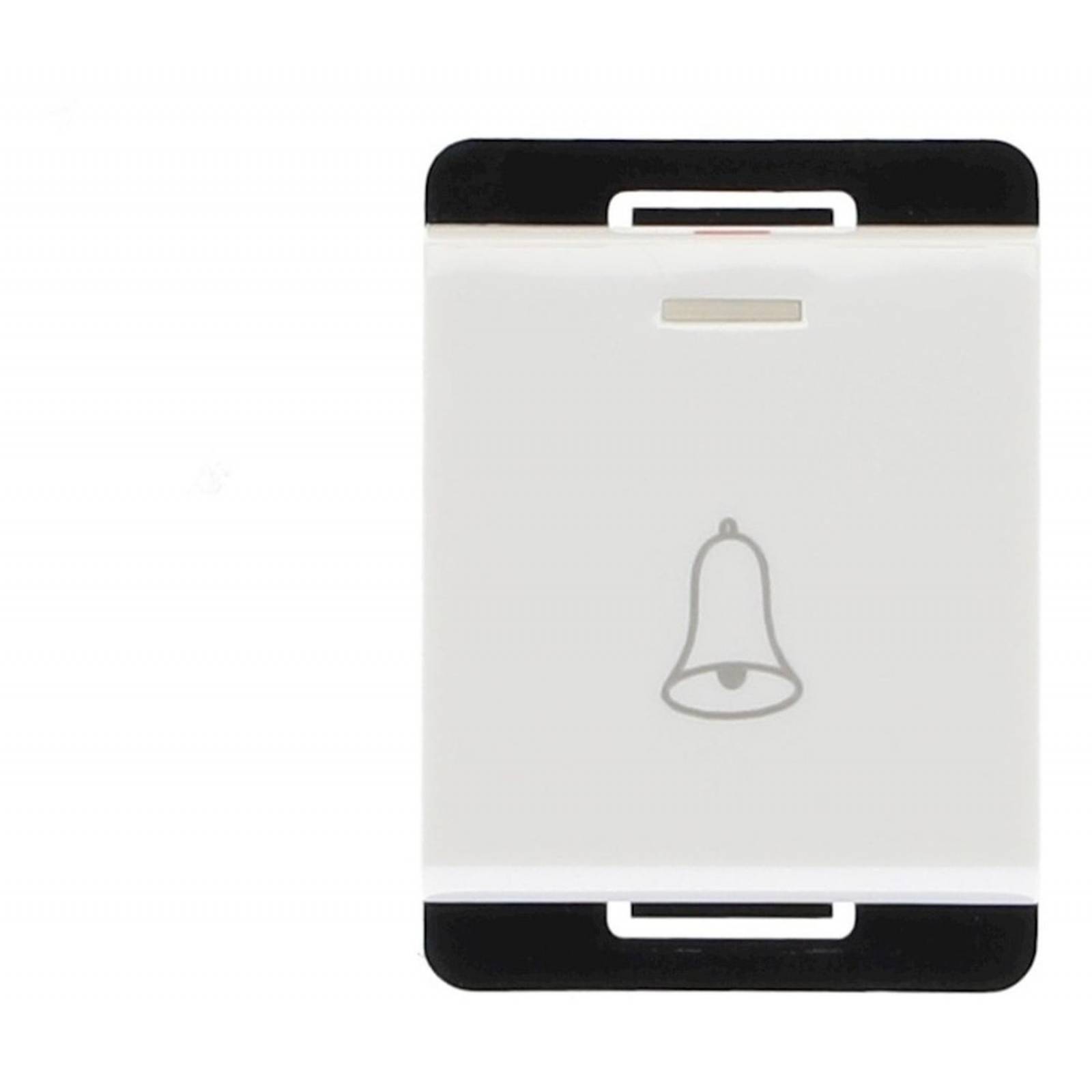 Interruptor Pulsador De Timbre De 1/2 Pulgada Blanco