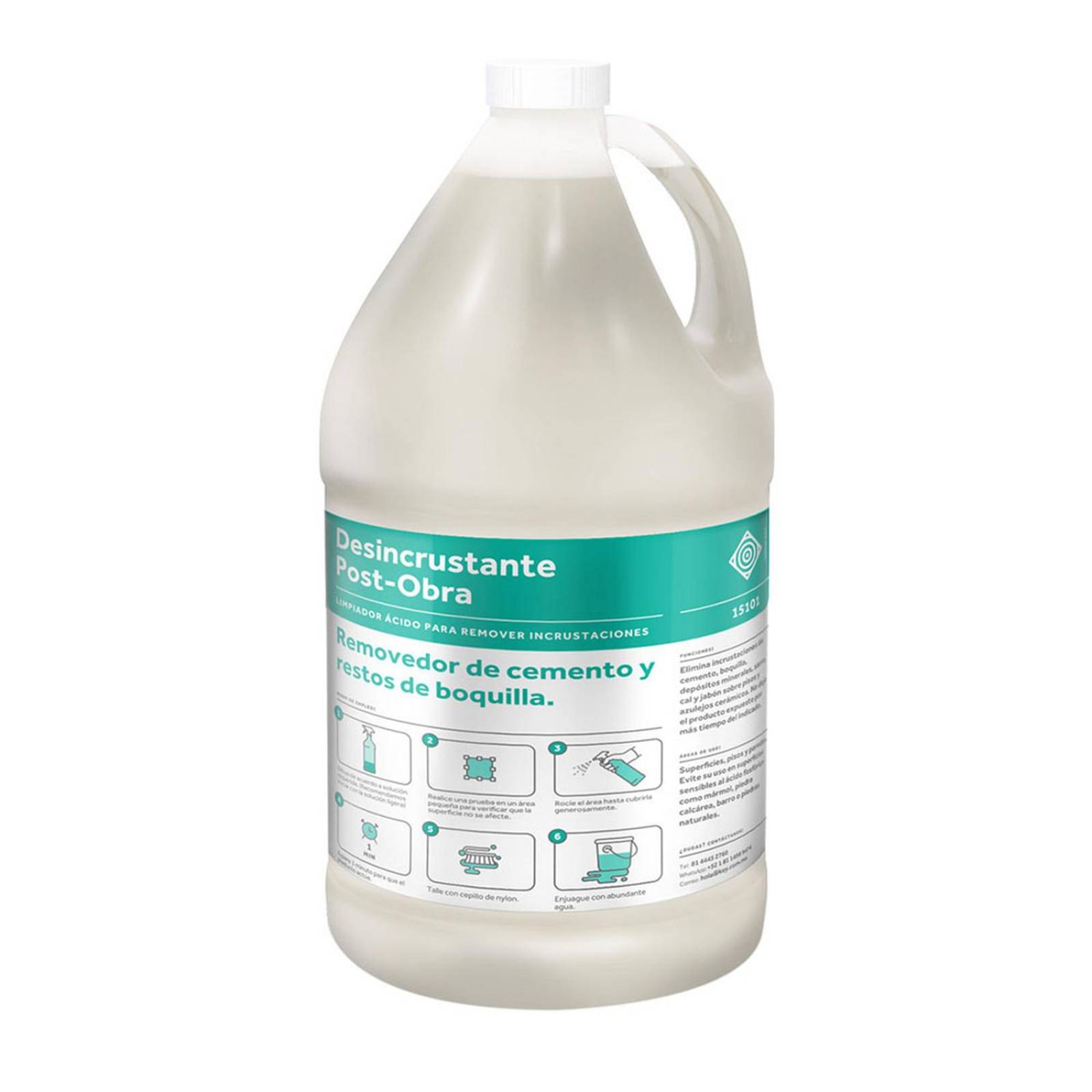 Desincrustante post obra 4l