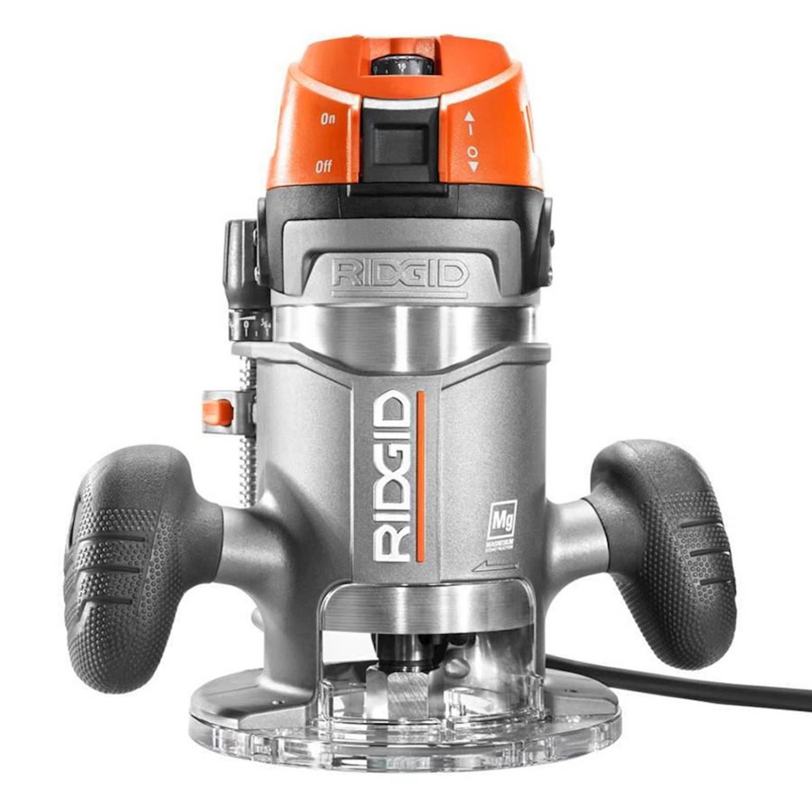 Router de base fija ridgid velocidad variable