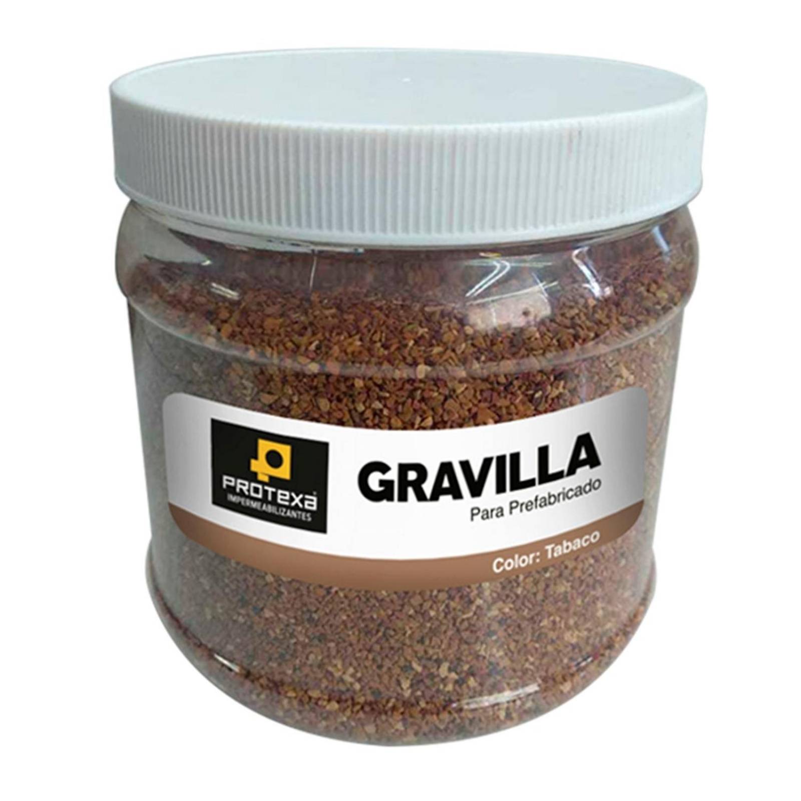 Gravilla para tejarroll color tabaco
