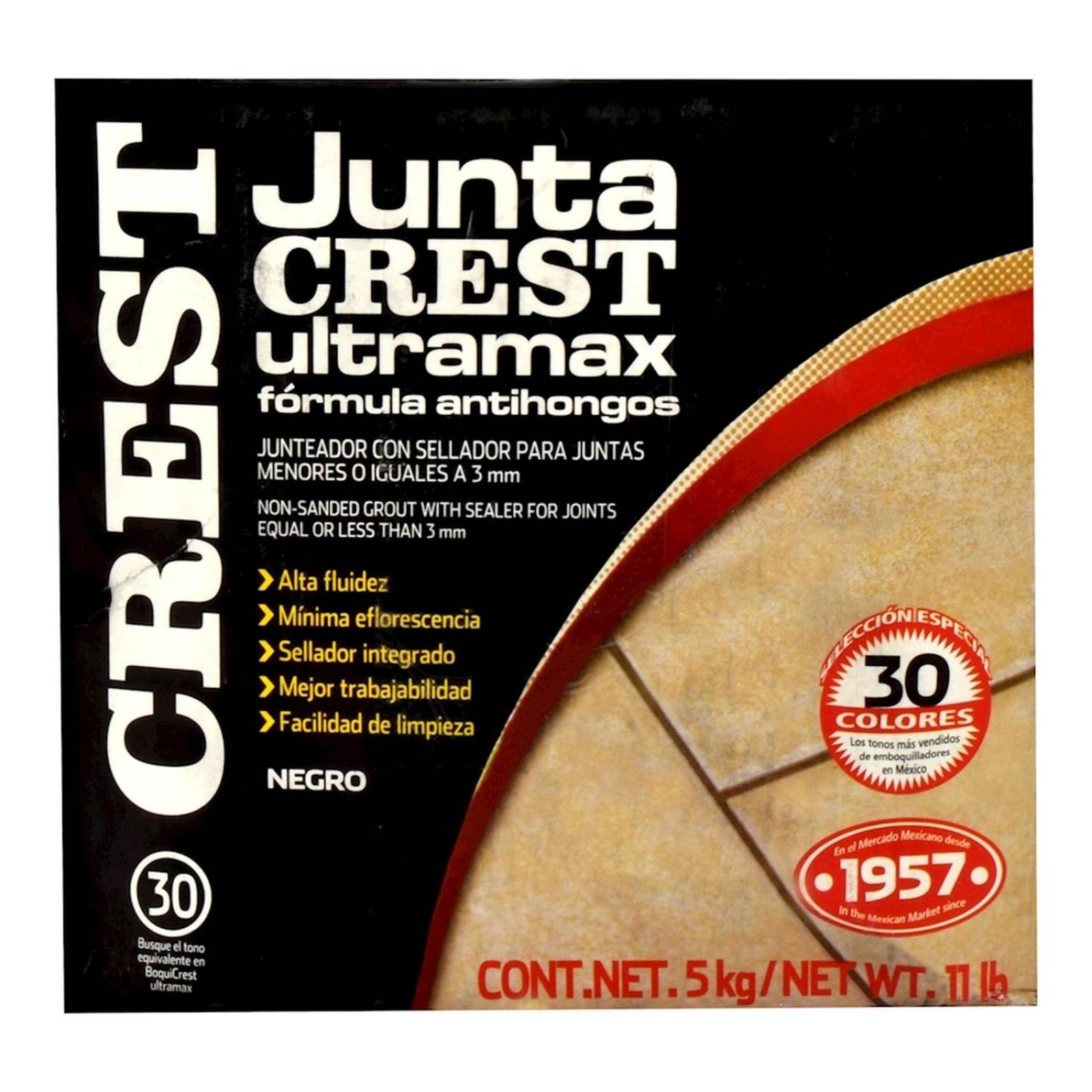 Junteador ultramax negro de 5 kg