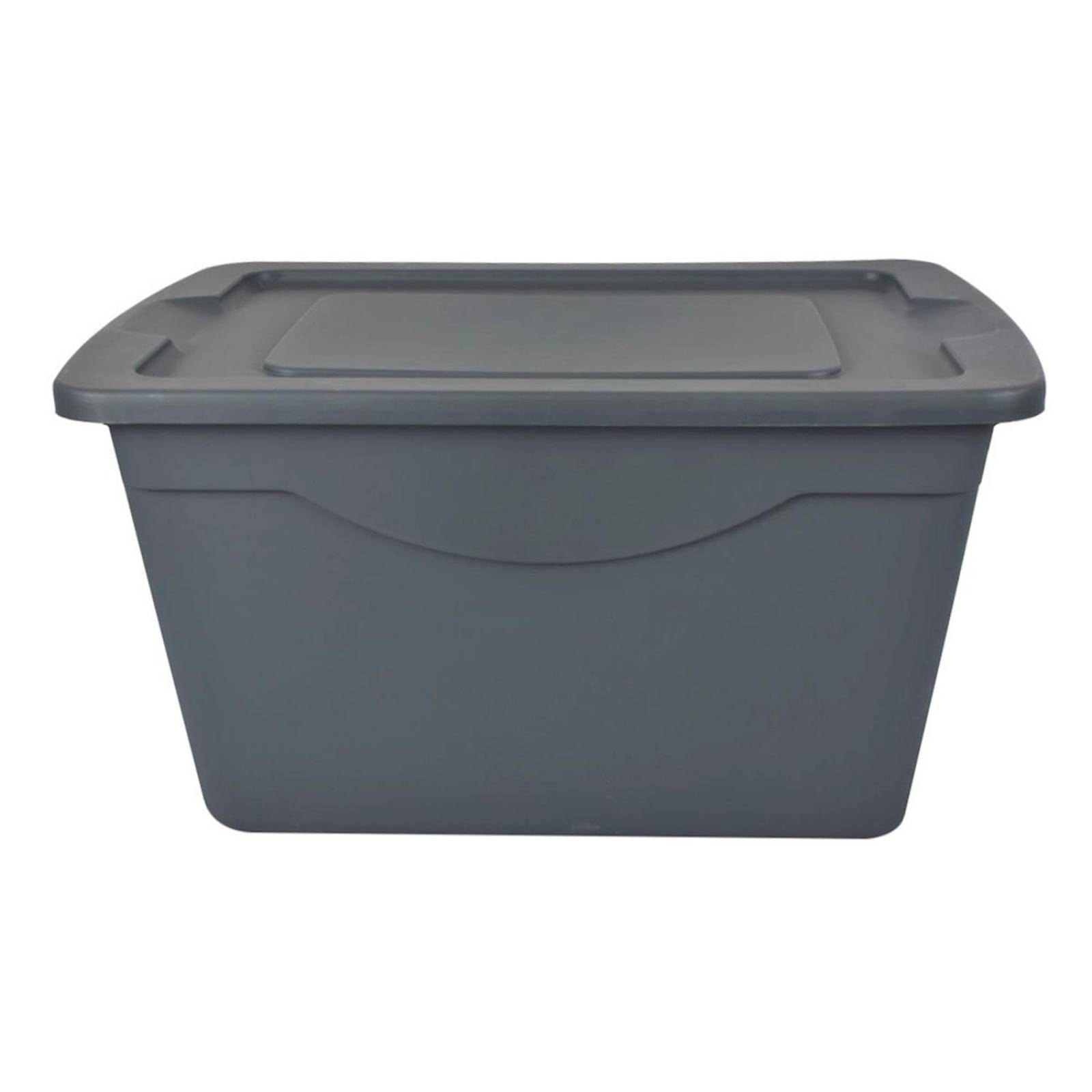 Caja de plástico 61 l gris