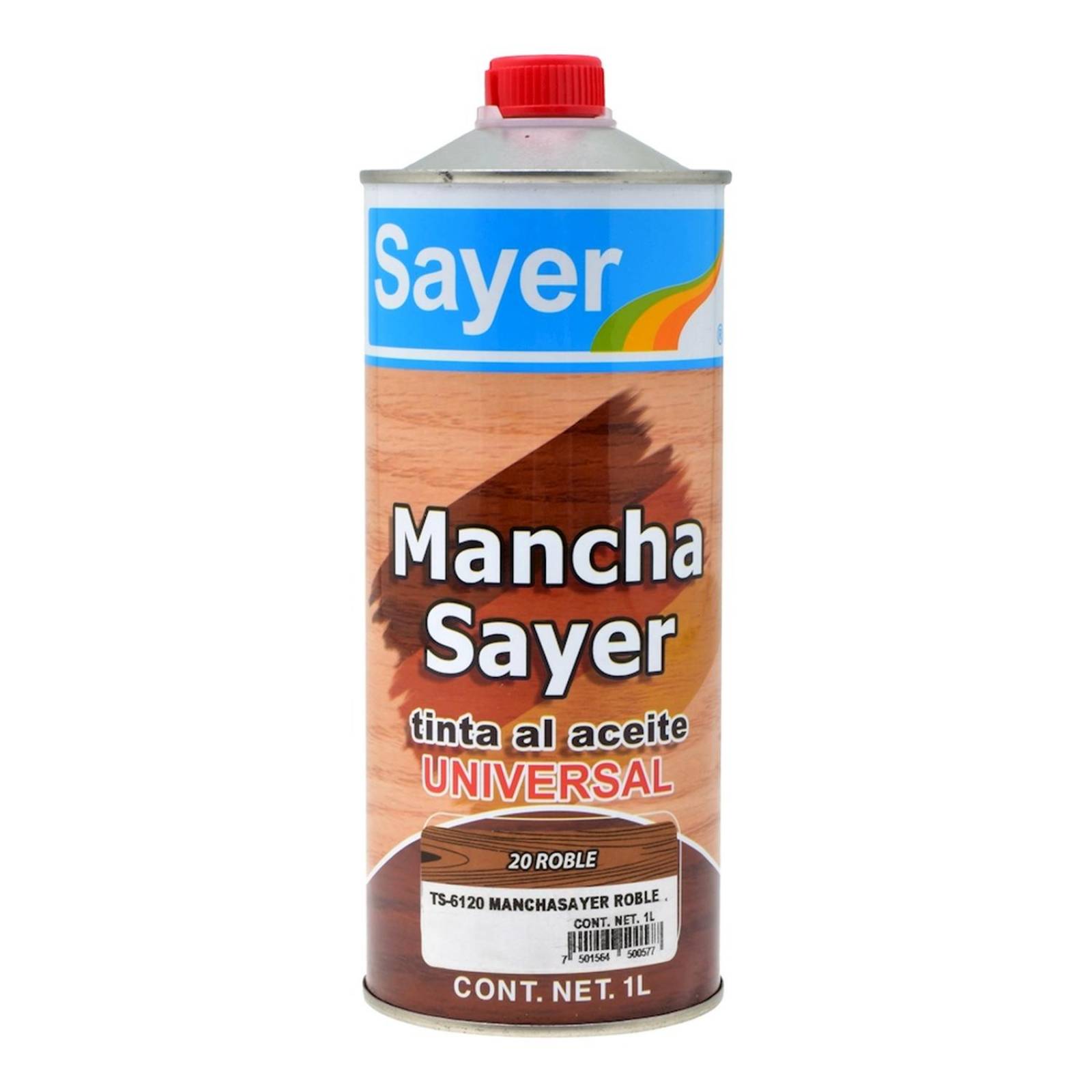 Tinta al aceite para madera de 1 l roble