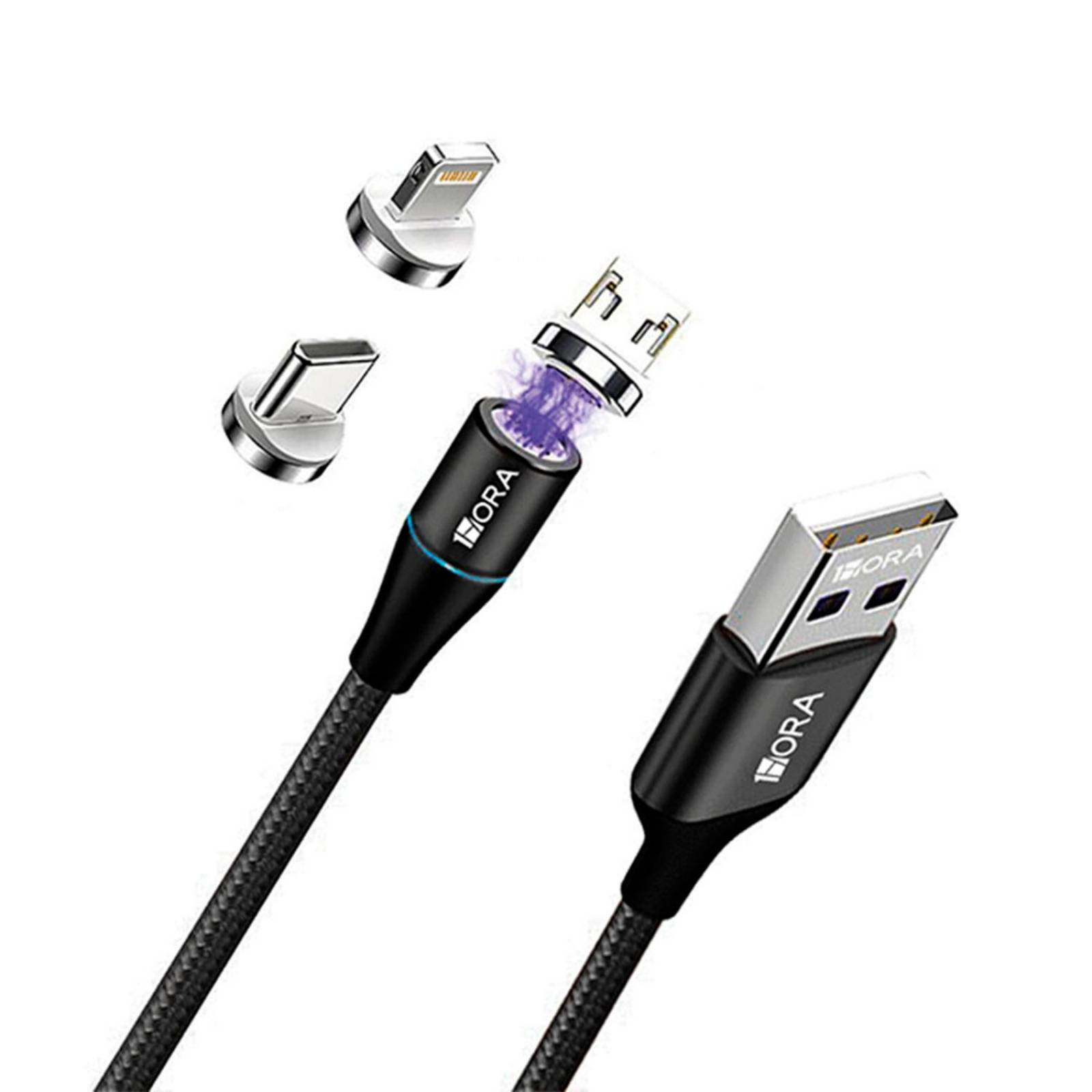 Cable magnetico iman 3en1