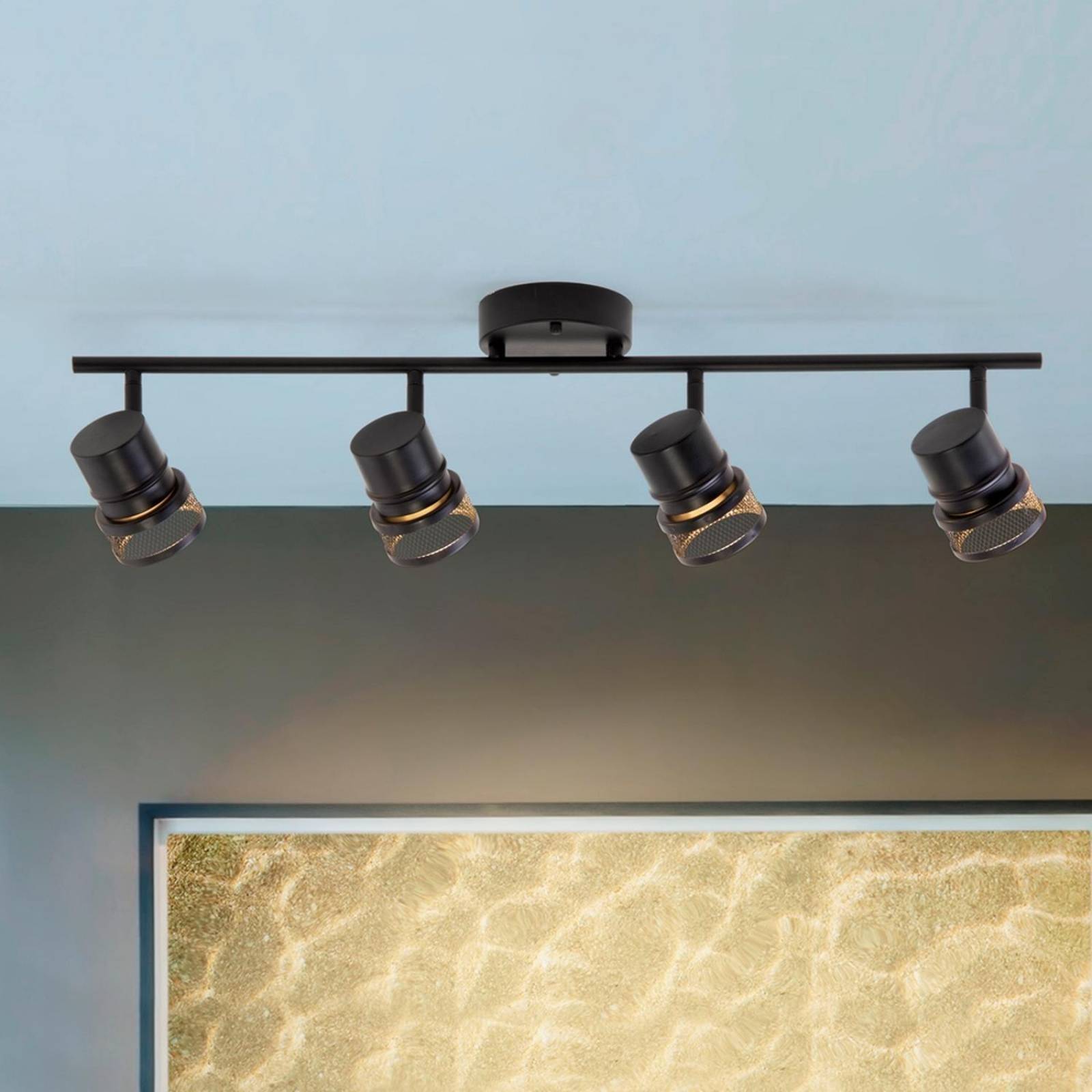 Lámpara spot moderna mate 4 luces led