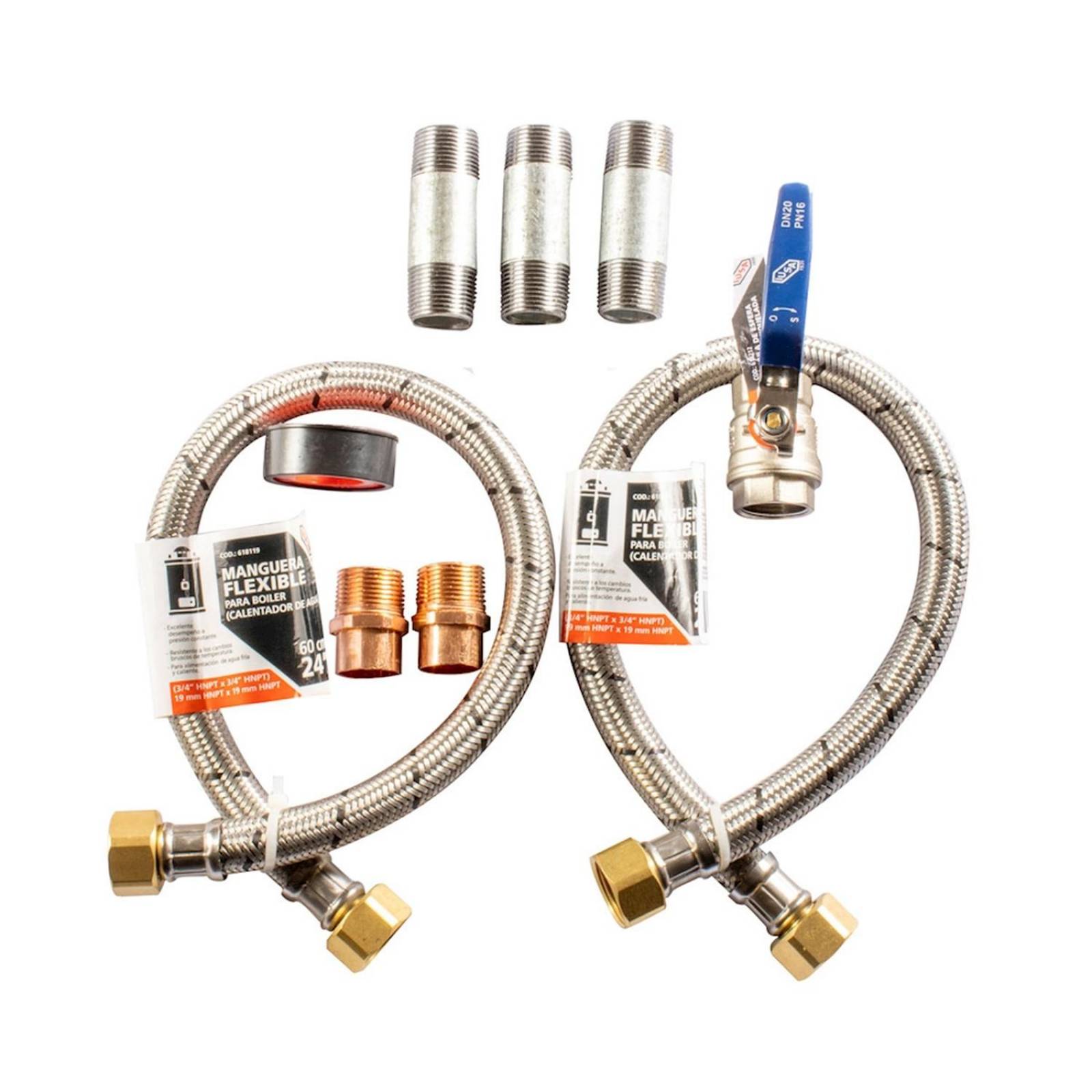 Kit completo de instalación para boiler eléctrico