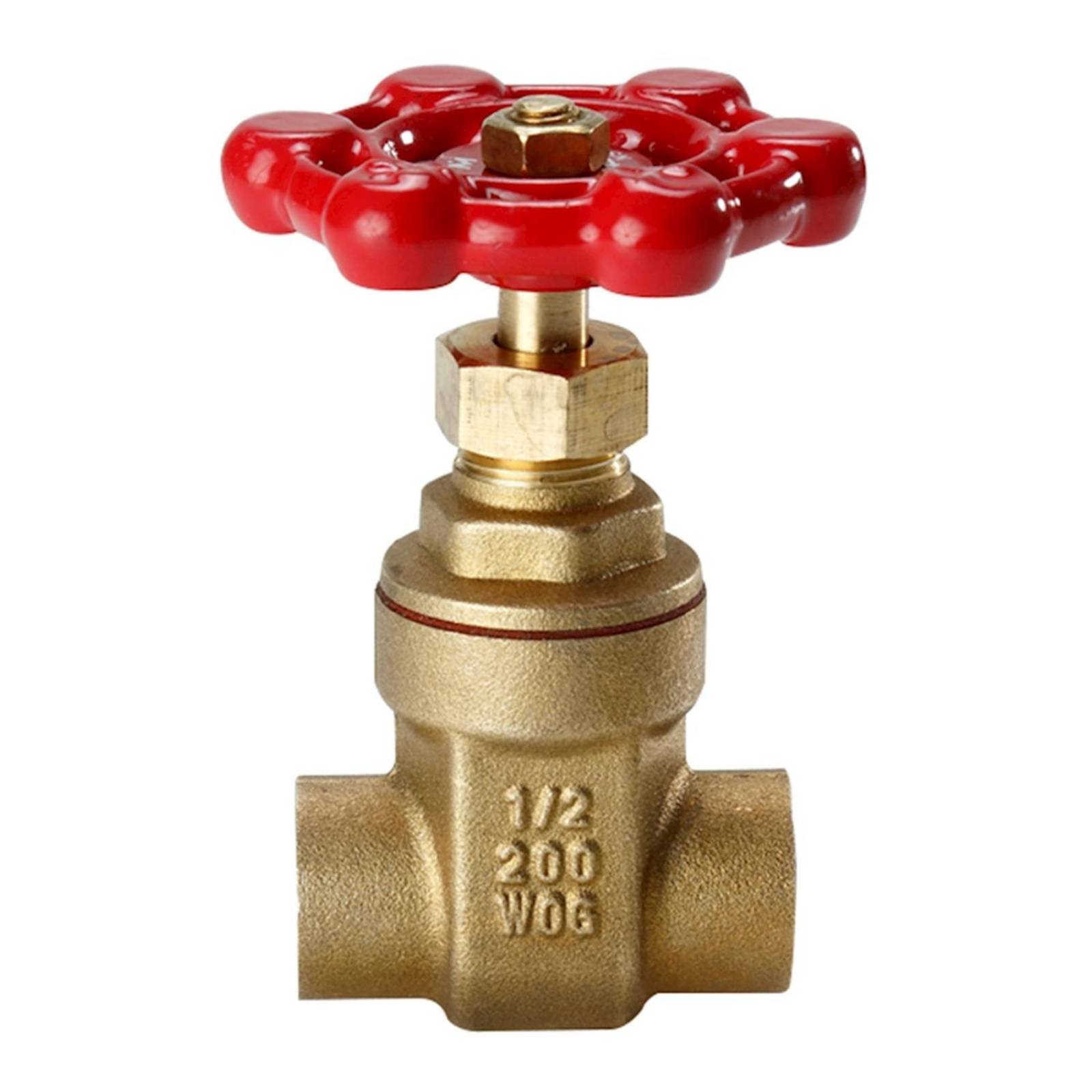 Válvula de compuerta de 3/4 de pulgada dorado mueller