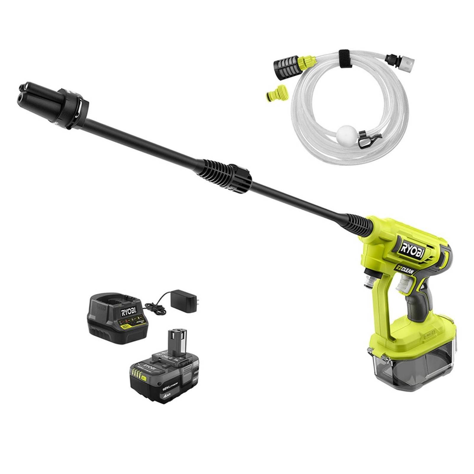 Lavadora eléctrica inalámbrica 320 psi ryobi
