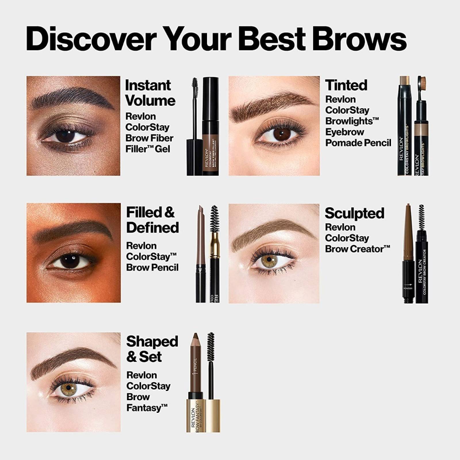 Revlon Brow Fantasy Colorstay Lápiz De Cejas Y Gel 031g