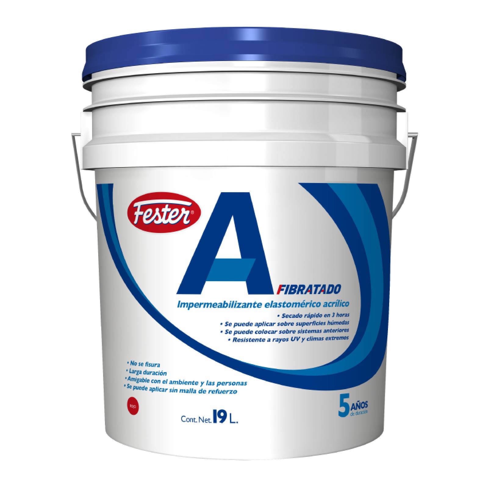 Impermeabilizante Acrílico Elastomérico Secado Rápido Fester A 5 Años ...