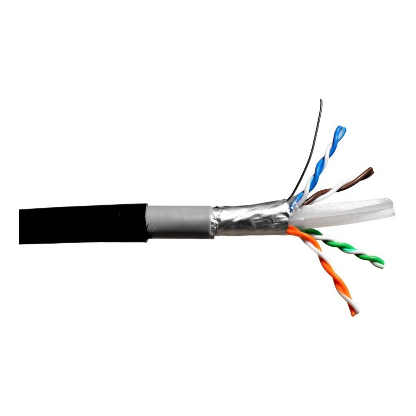 Cable Ethernet 10 Metros Exterior Blindado Cobre Red Cat 6
