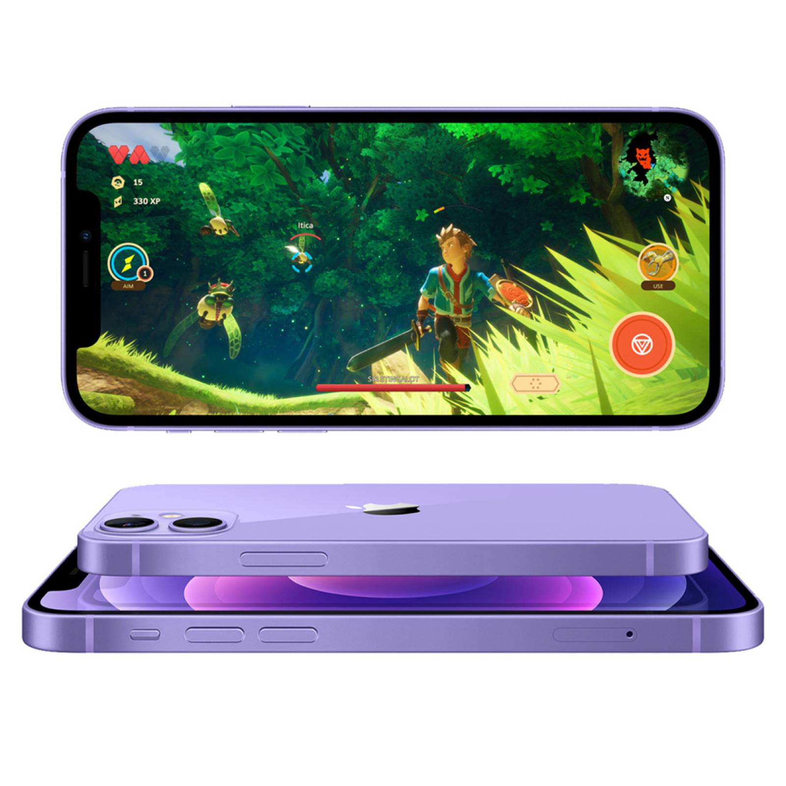 Apple iPhone 12 mini 256 Gb Morado Reacondicionado Tipo A