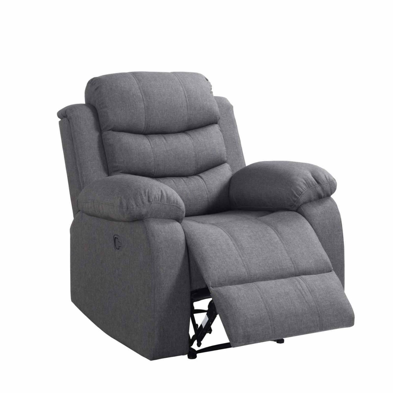 Sillon Reposet Reclinable Individual Gris Claro