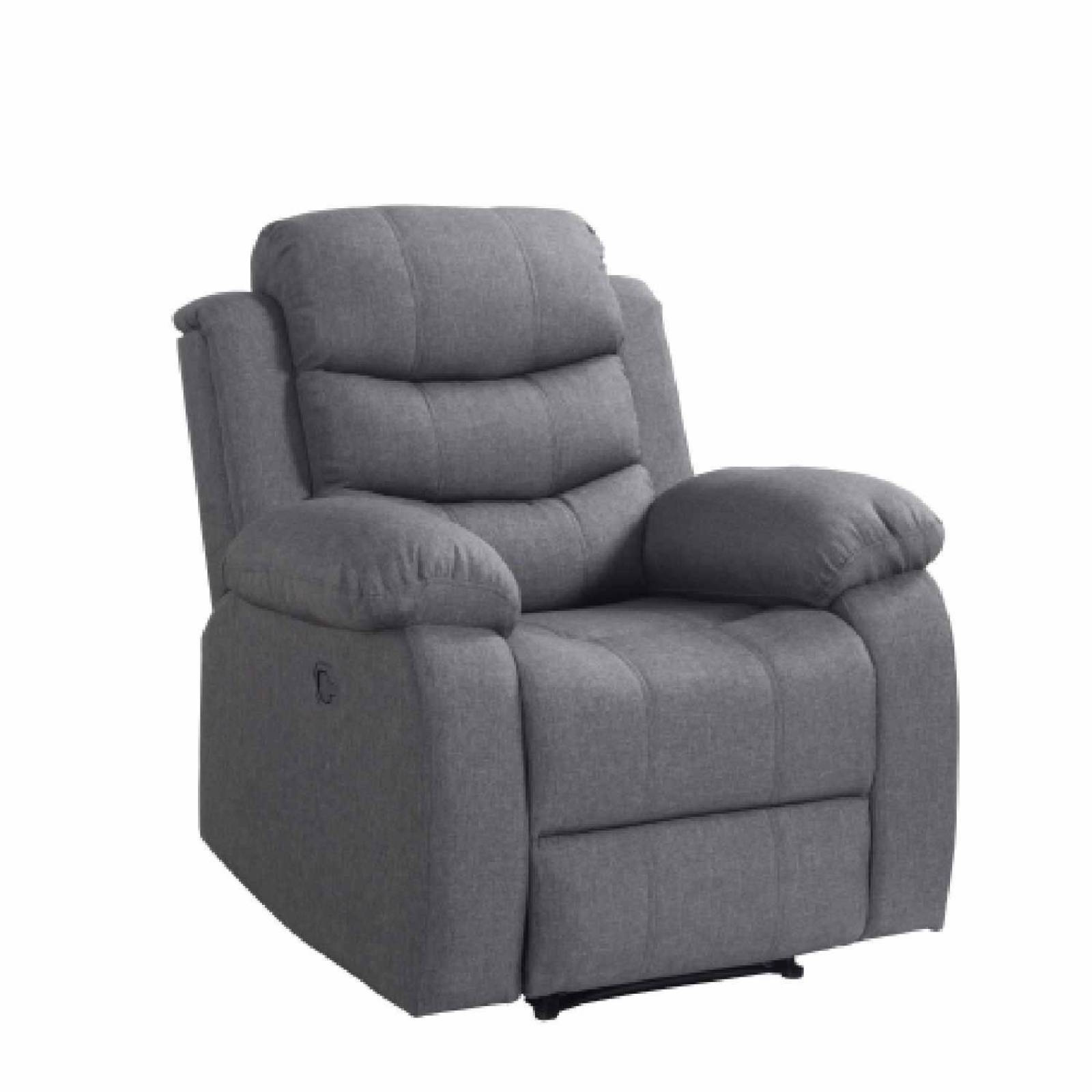 Sillon Reposet Reclinable Individual Gris Claro