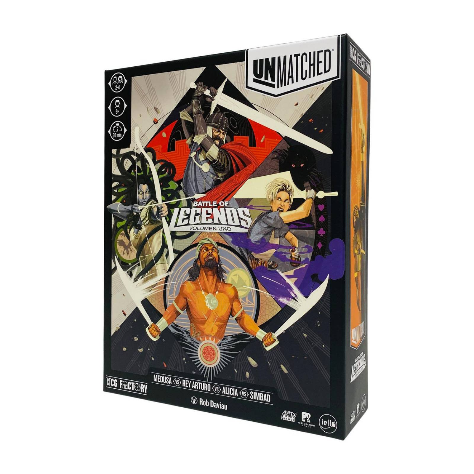 Unmatched Battle of Legends Vol. 1 en español de TCG Factory