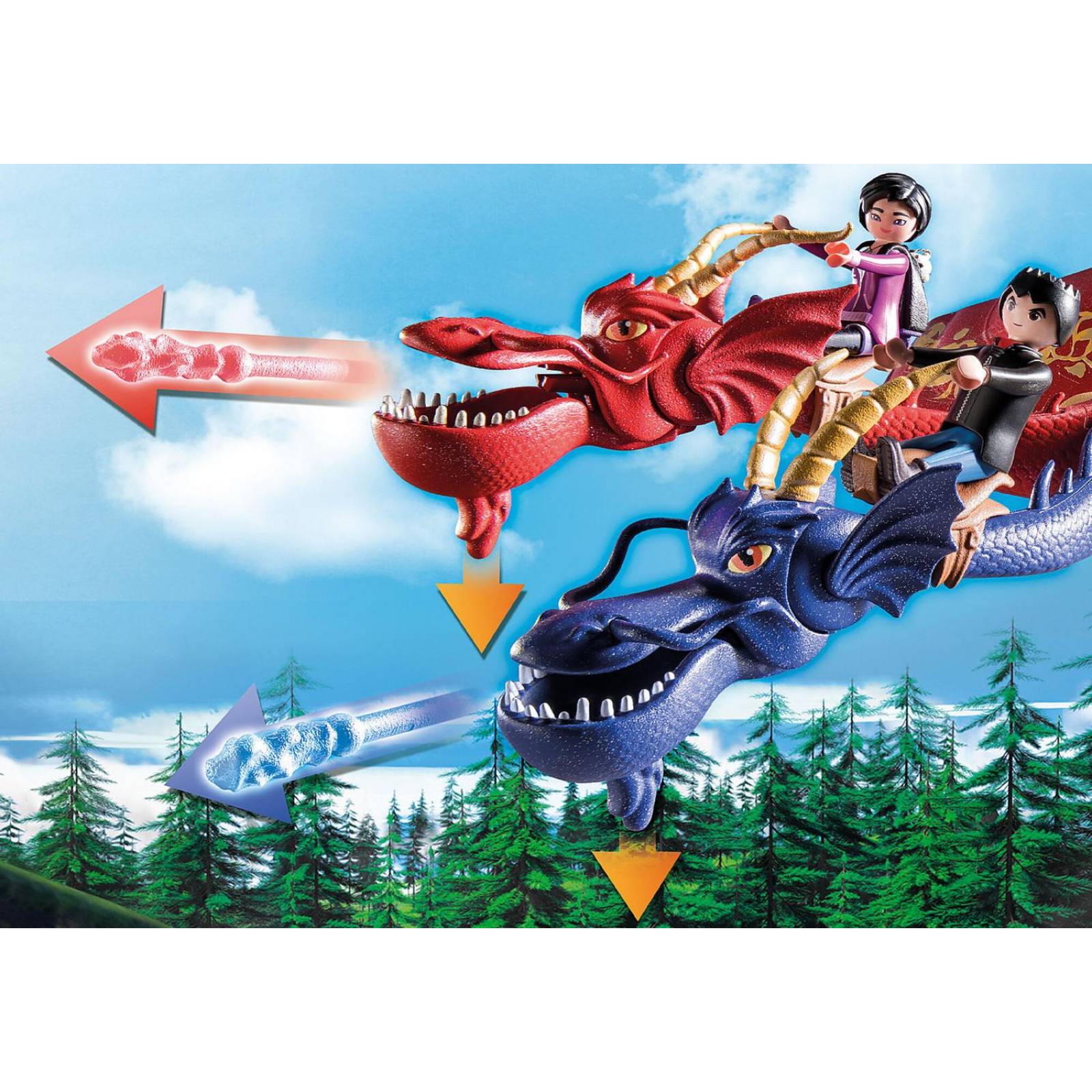 Playmobil Dragons: The Nine Realms - Wu y Wei con Jun 71080