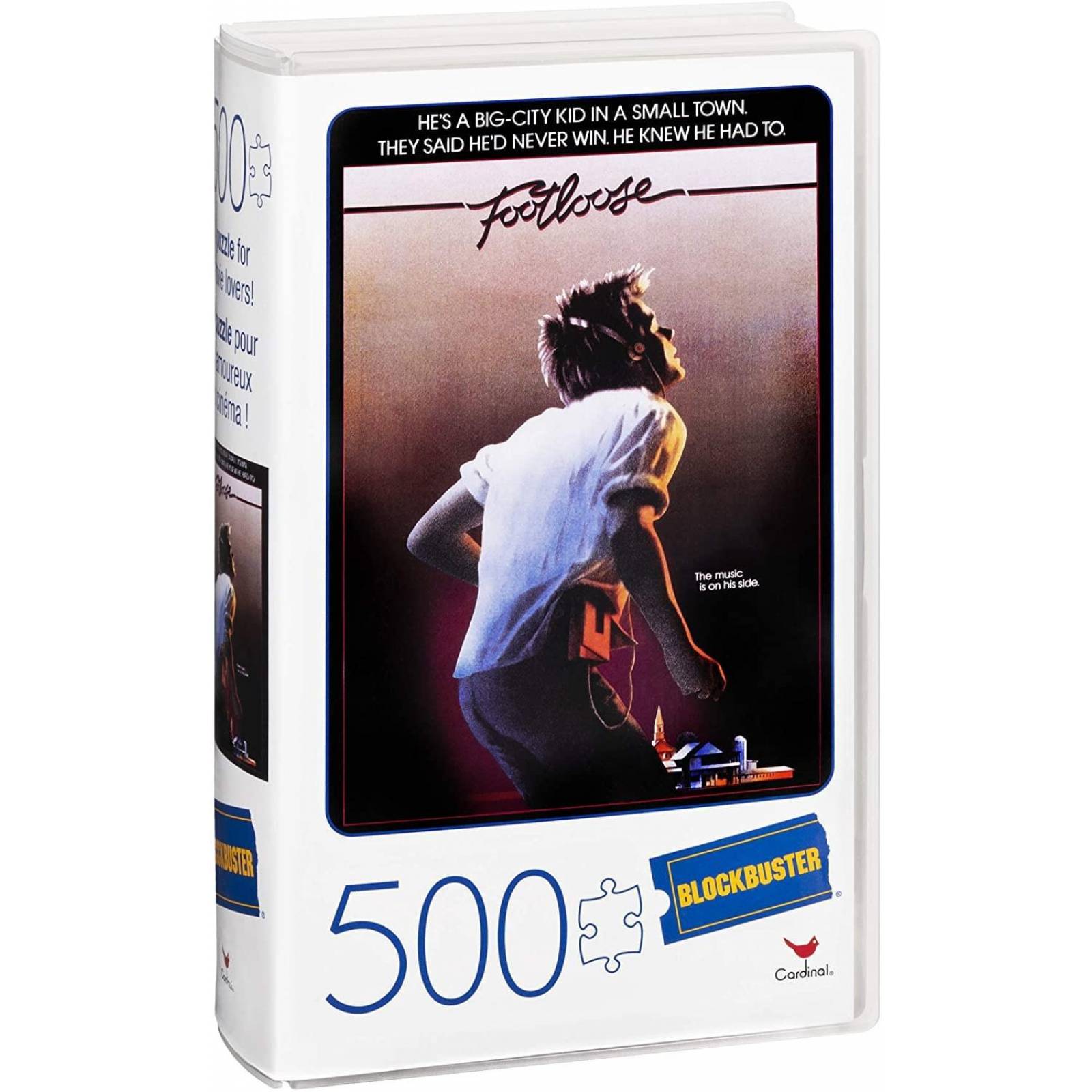 Cardinal: Rompecabezas Blockbuster VHS - Footloose 500 Piezas