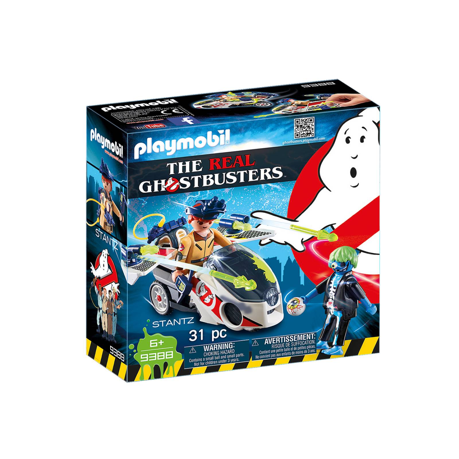 Playmobil Ghostbusters: Stanz Con Moto Voladora 9388