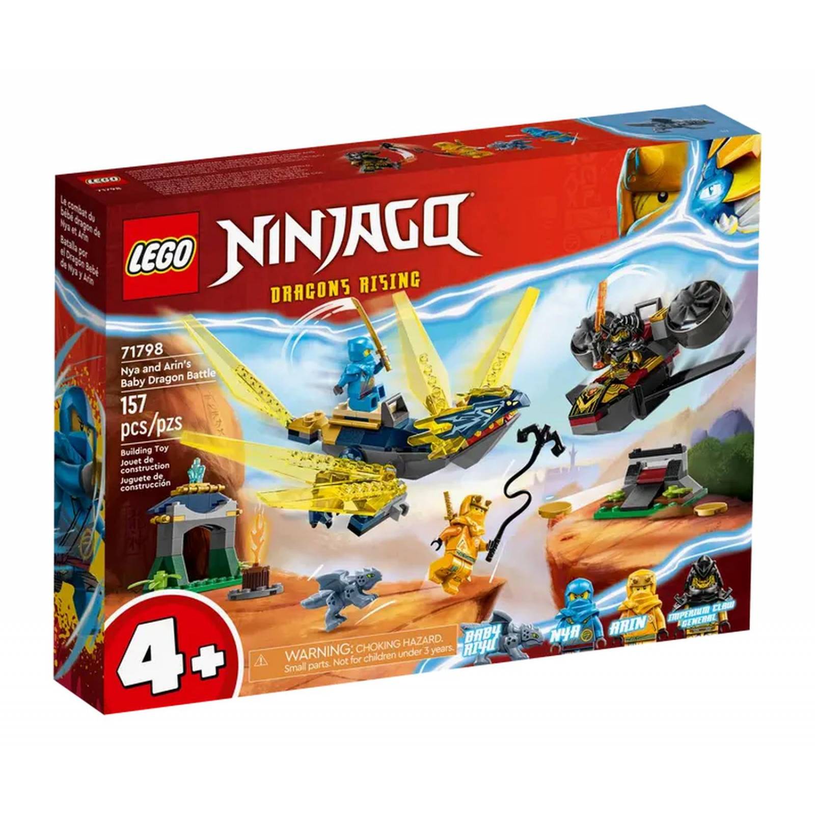 LEGO Ninjago Batalla por el Dragon Bebe de Nya y Arin 71798