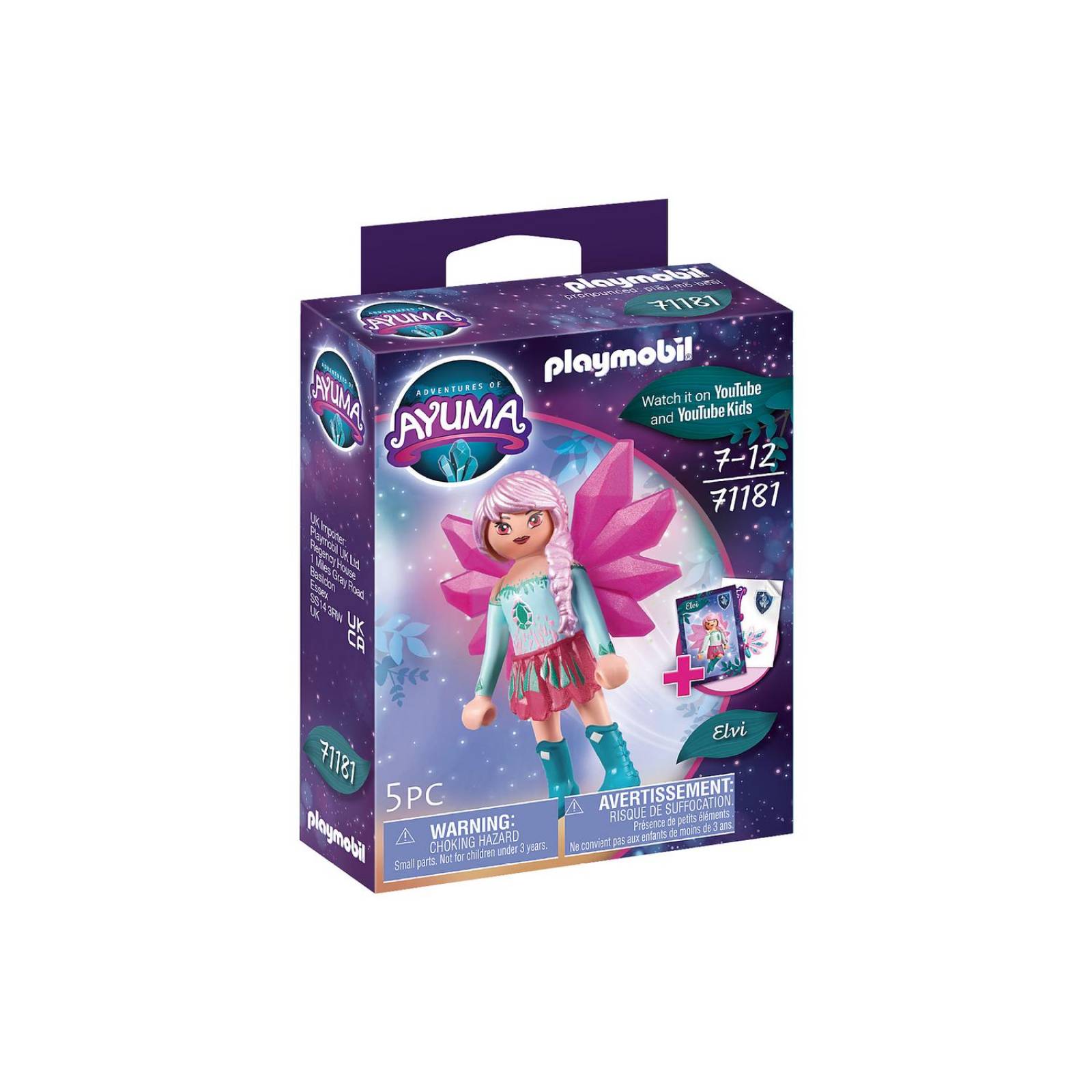 Playmobil Adventures of Ayuma: Cristal Fairy Elvi 71181