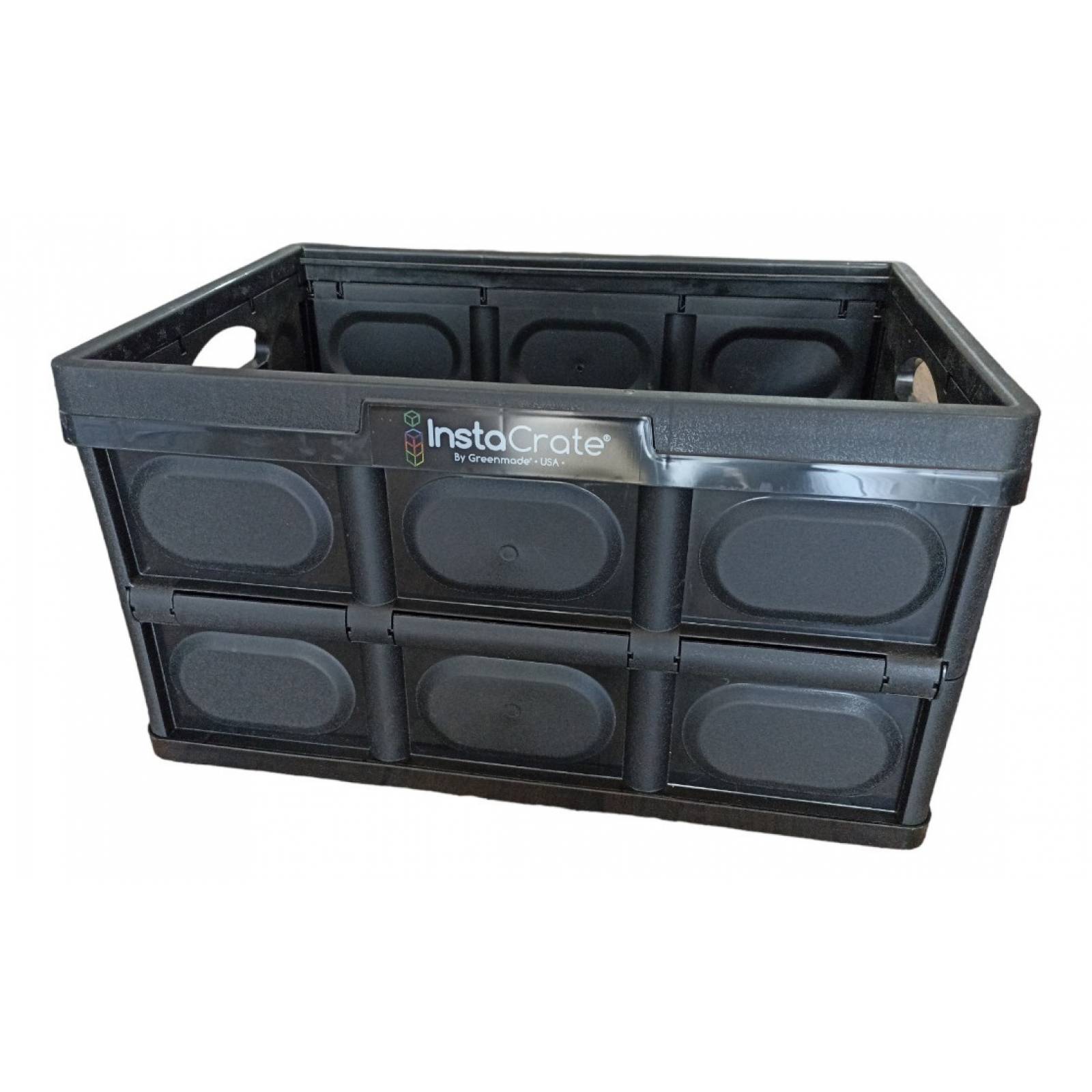 Caja De Almacenaje Plegable Apilable Instacrate Premium 46lt