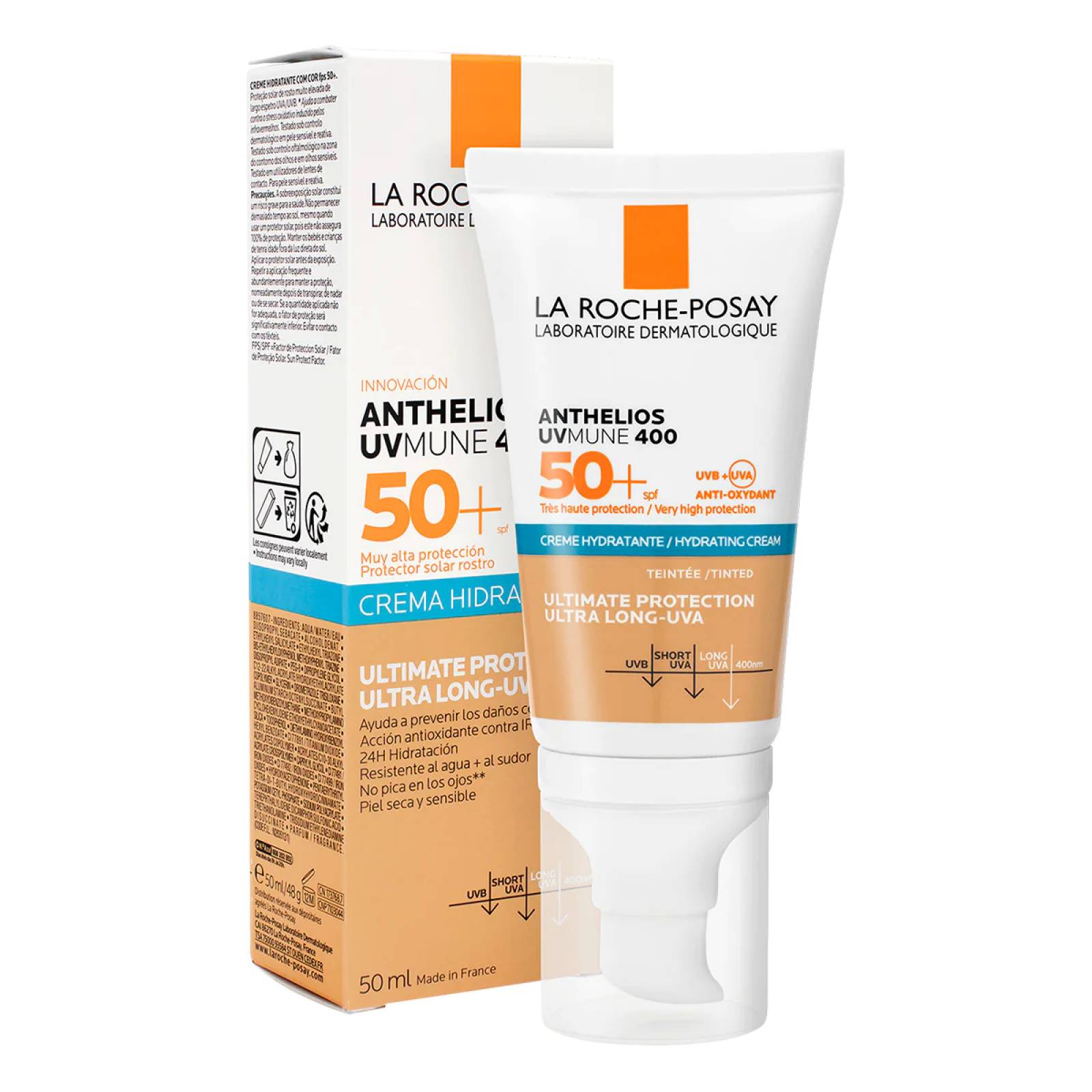 La Roche Posay Anthelios Uv Mune Crema Color 50 ml